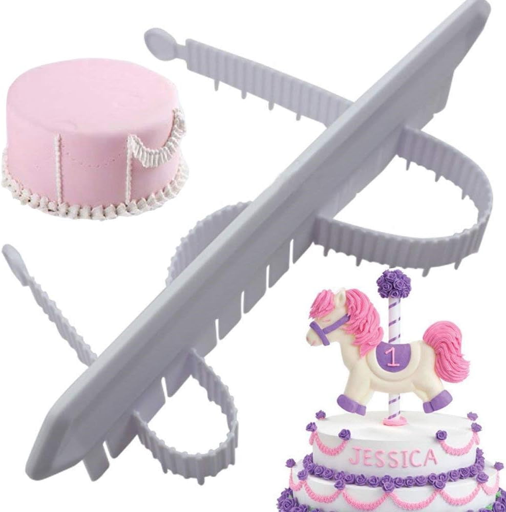 LANFENG Fondant Cake Arc Ruler Decorating Graduated Scale Cake Baking ...