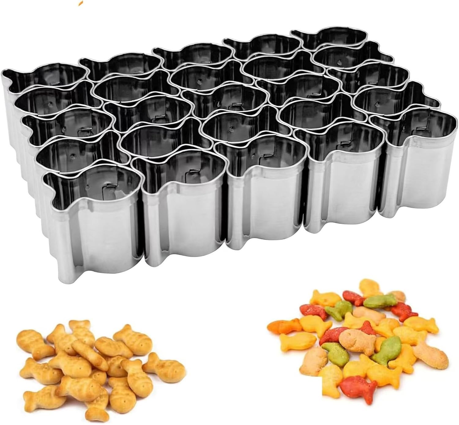 LANFENG Goldfish Cracker Cutter - Stainless Steel Goldfish Mold for ...