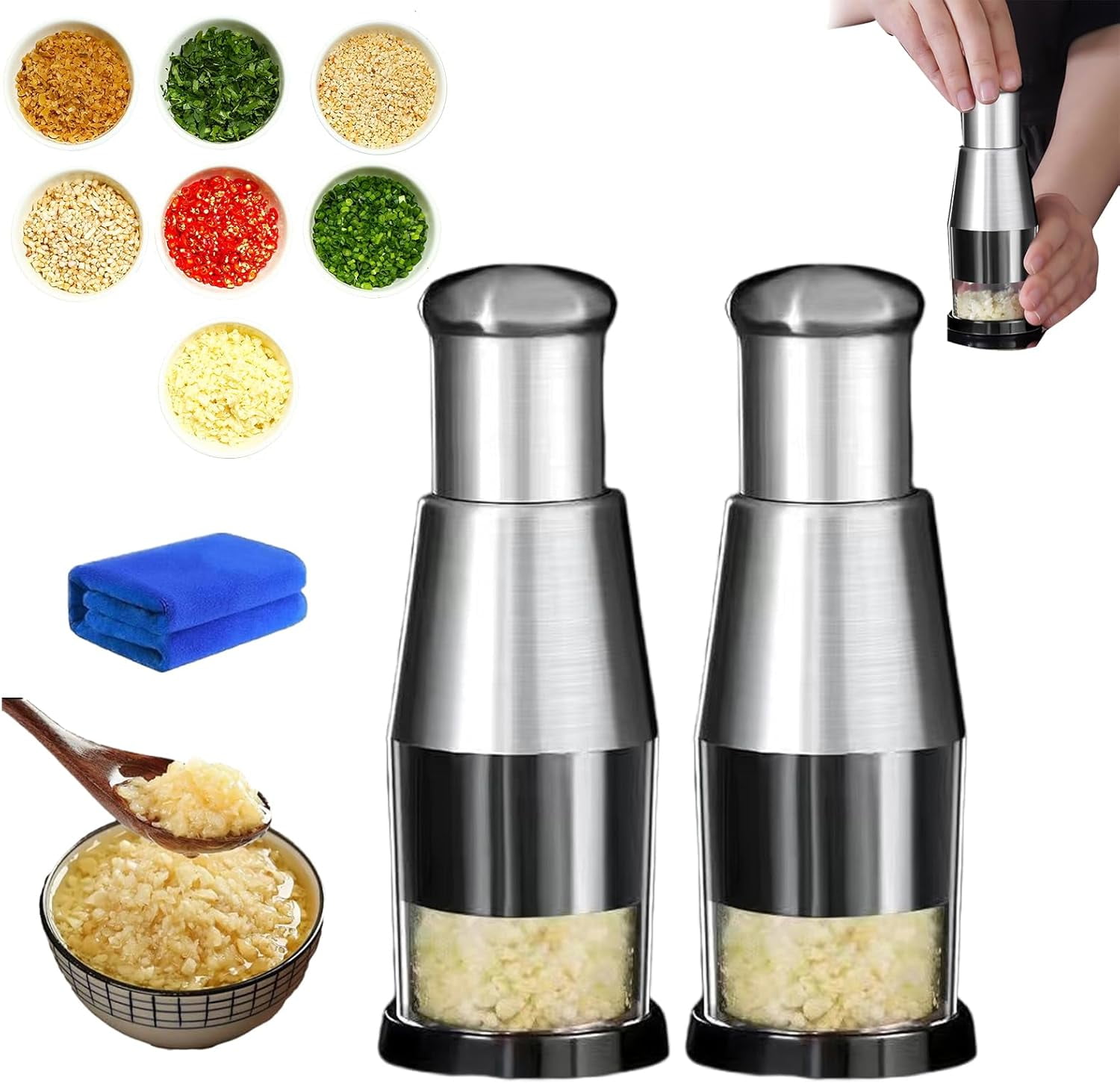 LANFENG Gourmet Slice Deluxe Cutter, 2024 New Manual Pressed Chopper, GourmetSlice Chopper ...