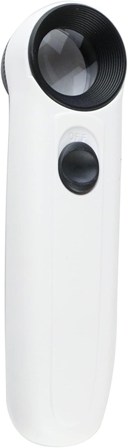 LANFENG Hand Held 40X Magnifying Magnifier Map Magnifying Glass Jeweler ...