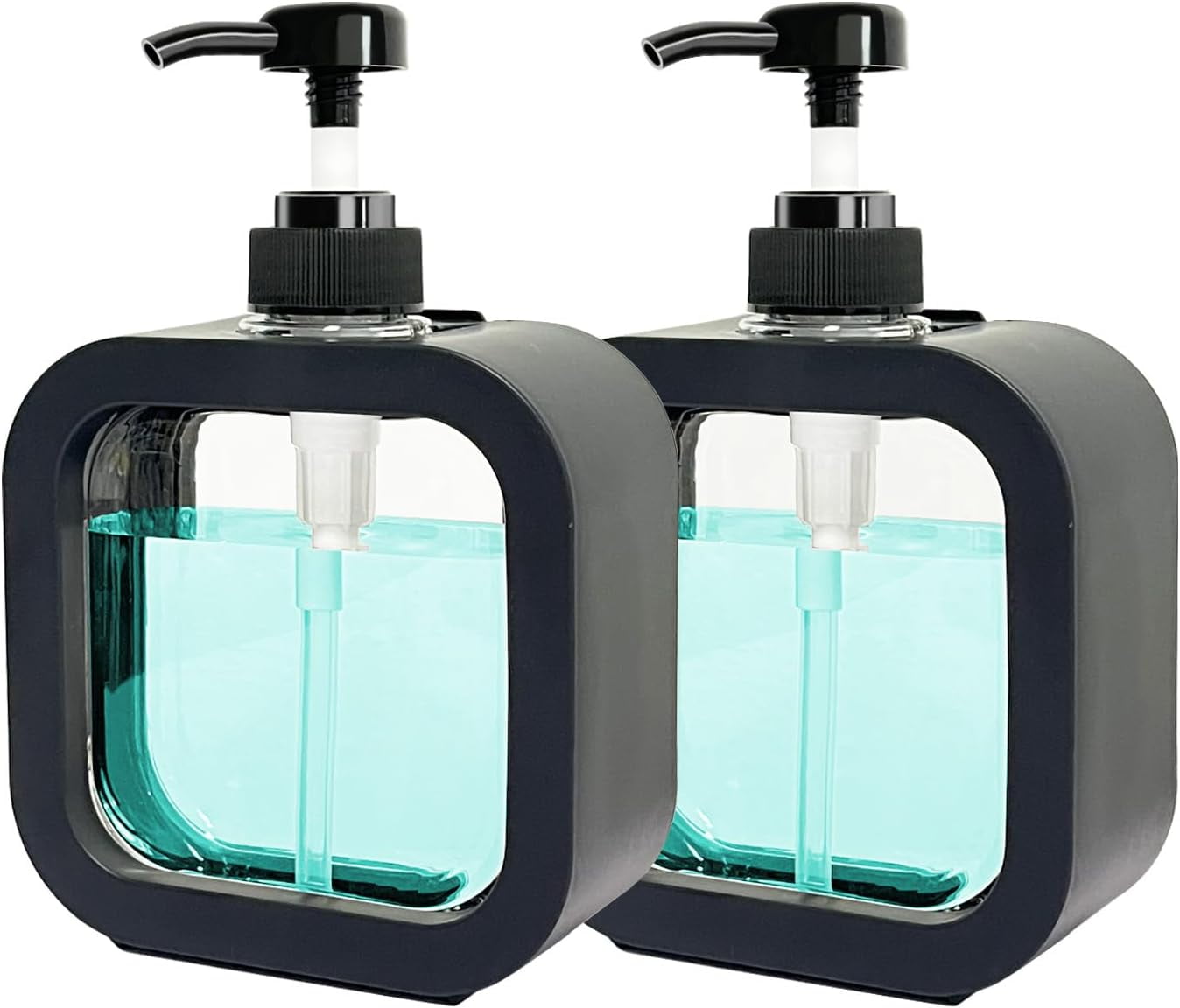 LANFENG Hand Soap Dispenser for Bathroom, Modern Dish Soap Dispenser ...