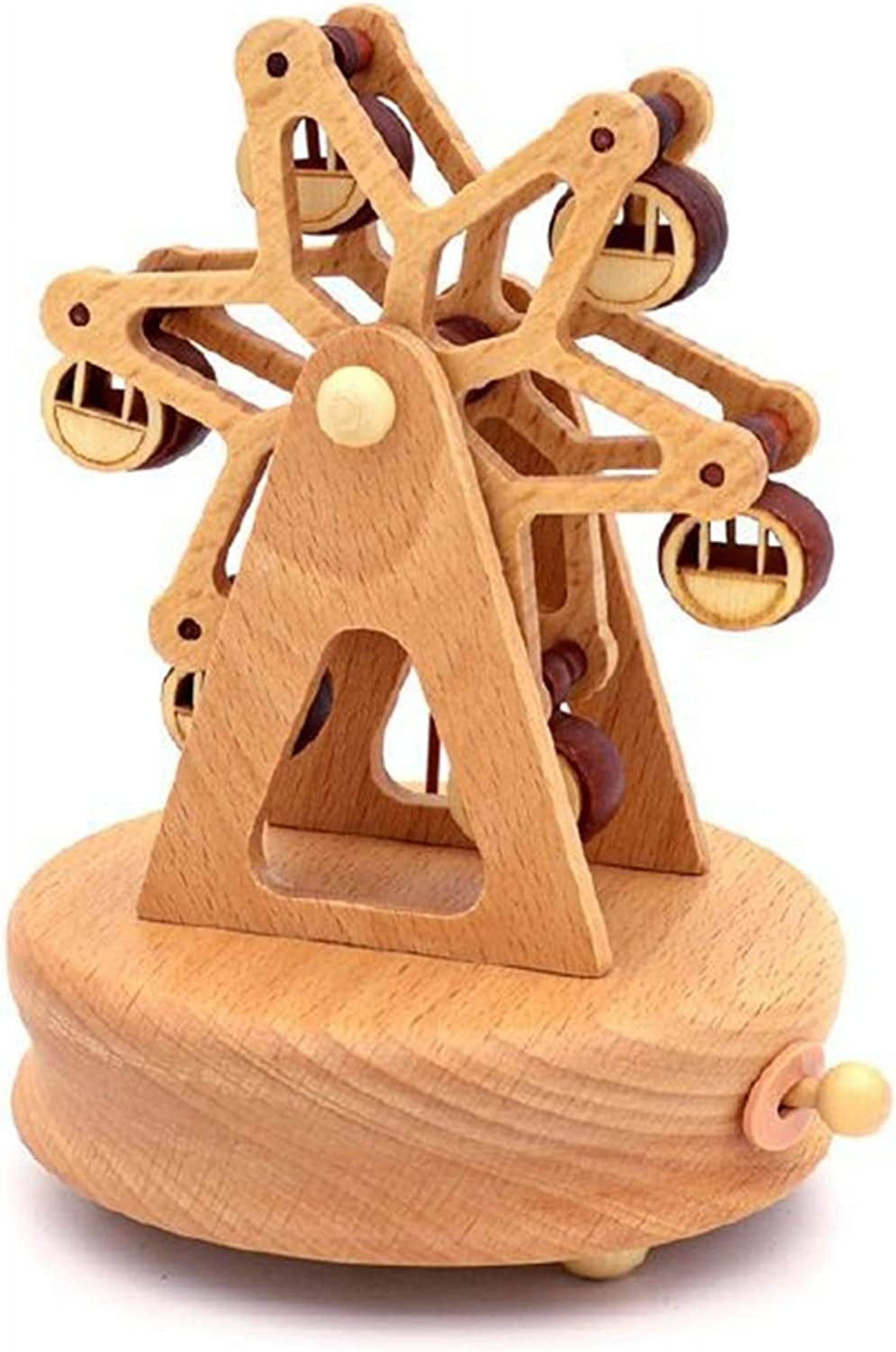 LANFENG Handmade Wooden Rotating Music Boxes - Musical Box Smart Castle ...