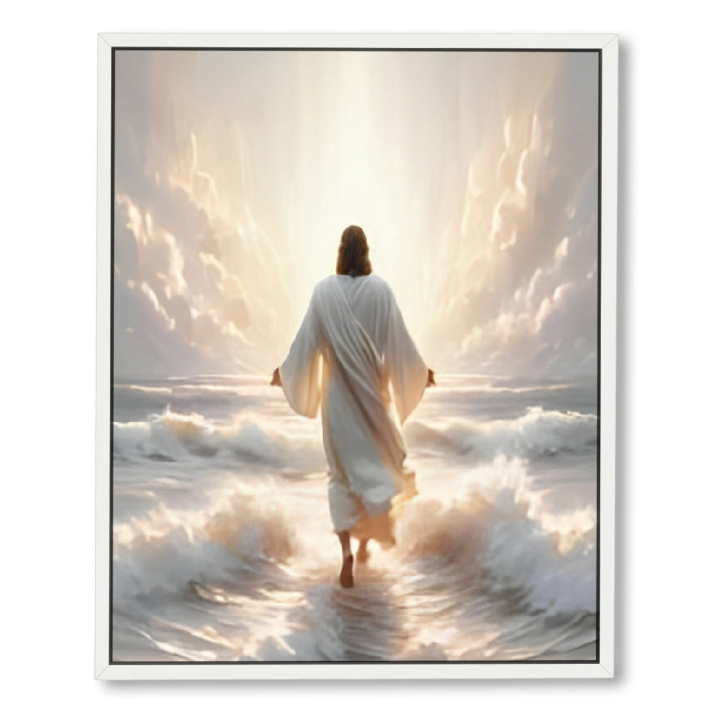 LANFENG Jesus On The Jesus Walking On The Water Canvas Painting ...