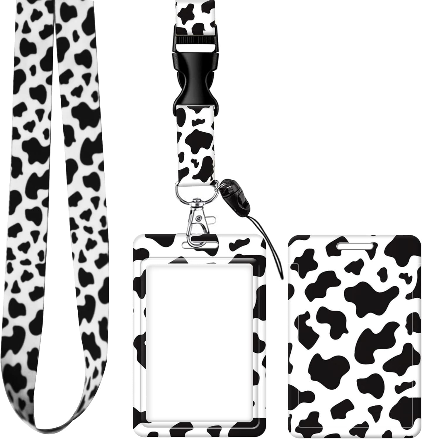 LANFENG Lanyard with ID Badges Holder Heart Neck Keychain Lanyard for Keys Cards Cute for ...