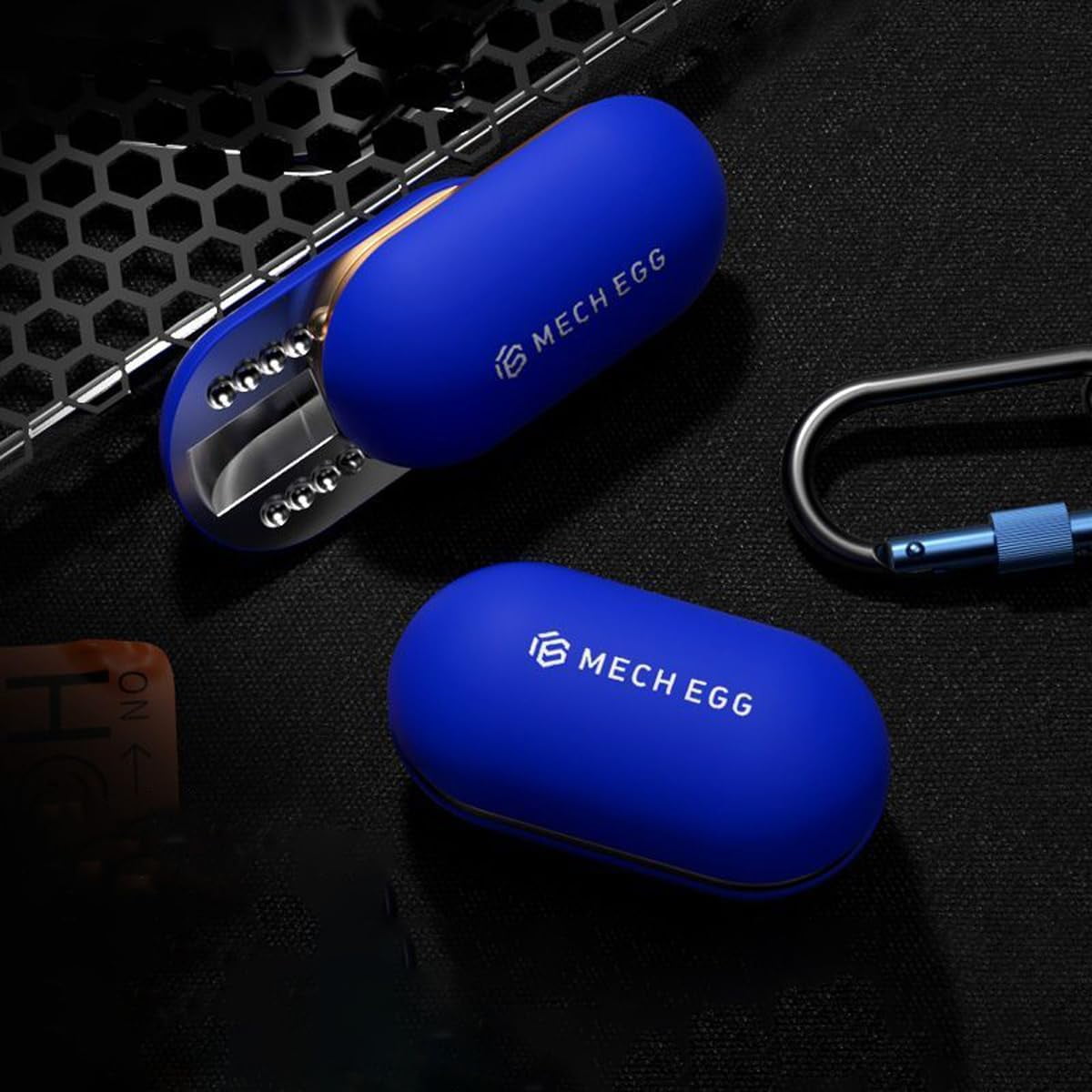 LANFENG Metal Mech Egg Fidget Slider for Adults, Sensory Desk Toy ADHD ...