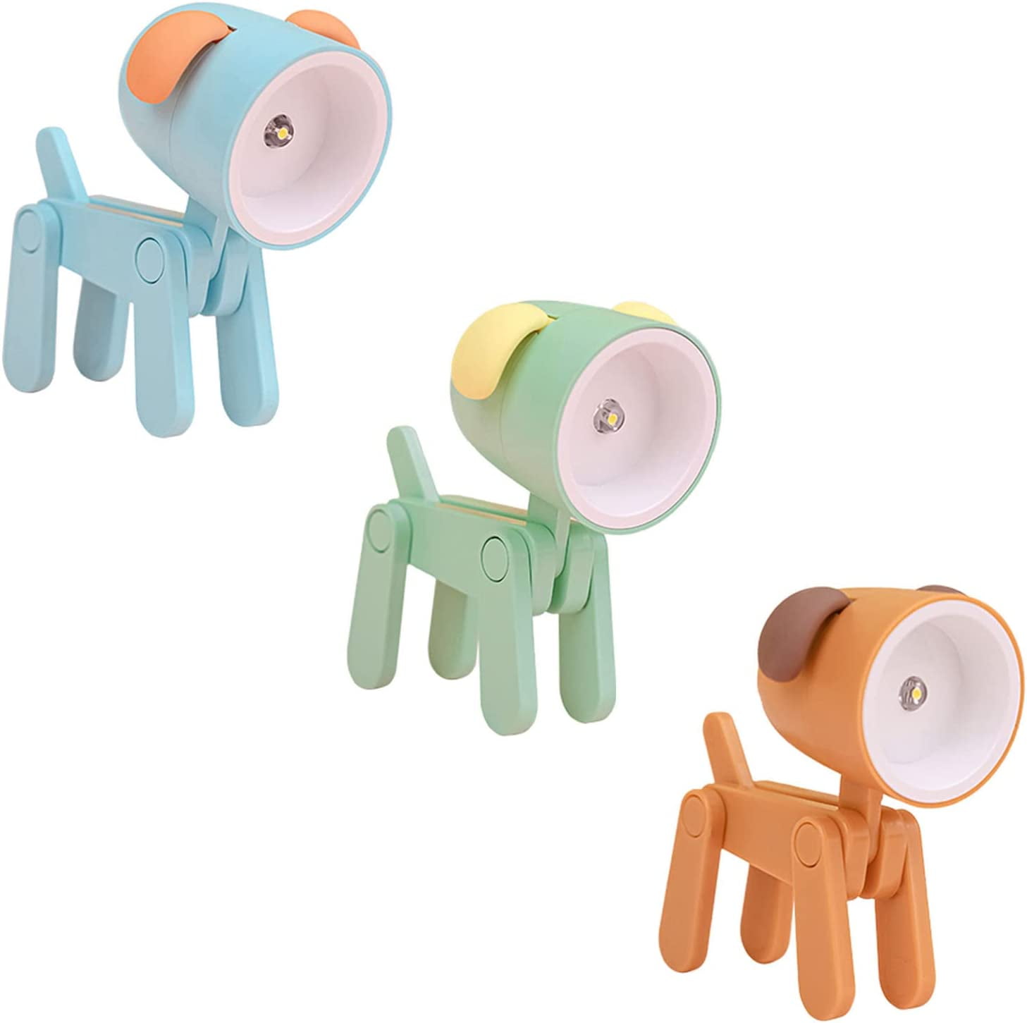 LANFENG Mini LED Desk Lamp Cute Small Phone Holder,Peachloft LED Cute ...