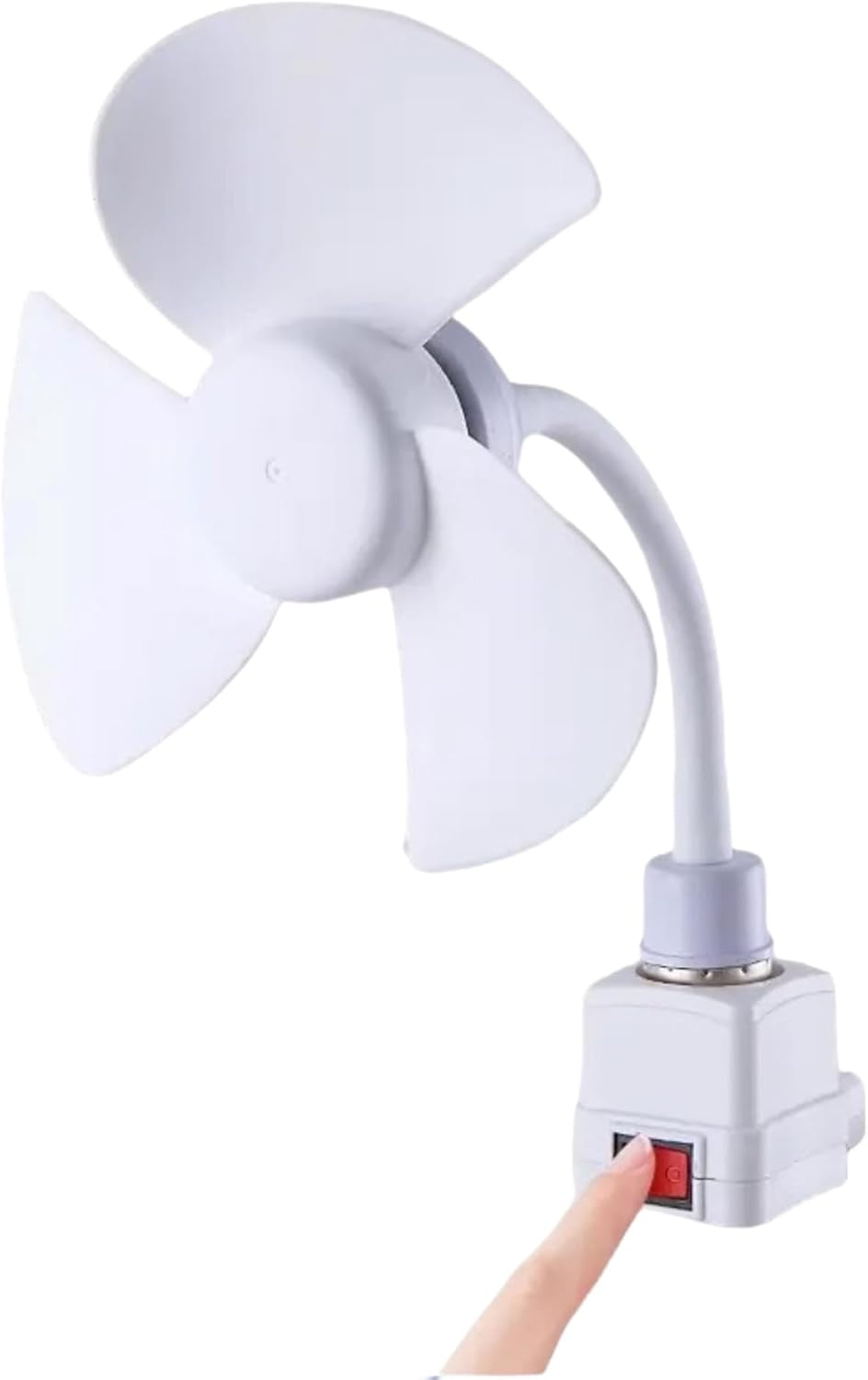 LANFENG Mini Quiet Electric Fan Kit with Plug Adapter and Gooseneck ...