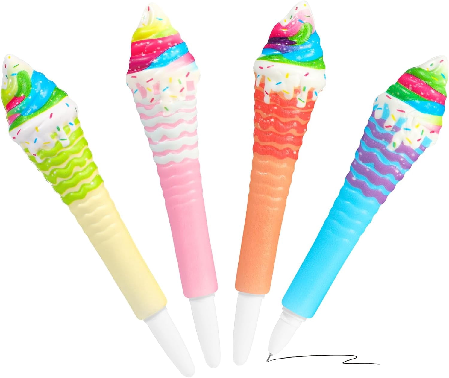 LANFENG Novelty Ice Cream Pens in Assorted Colors for Students and ...