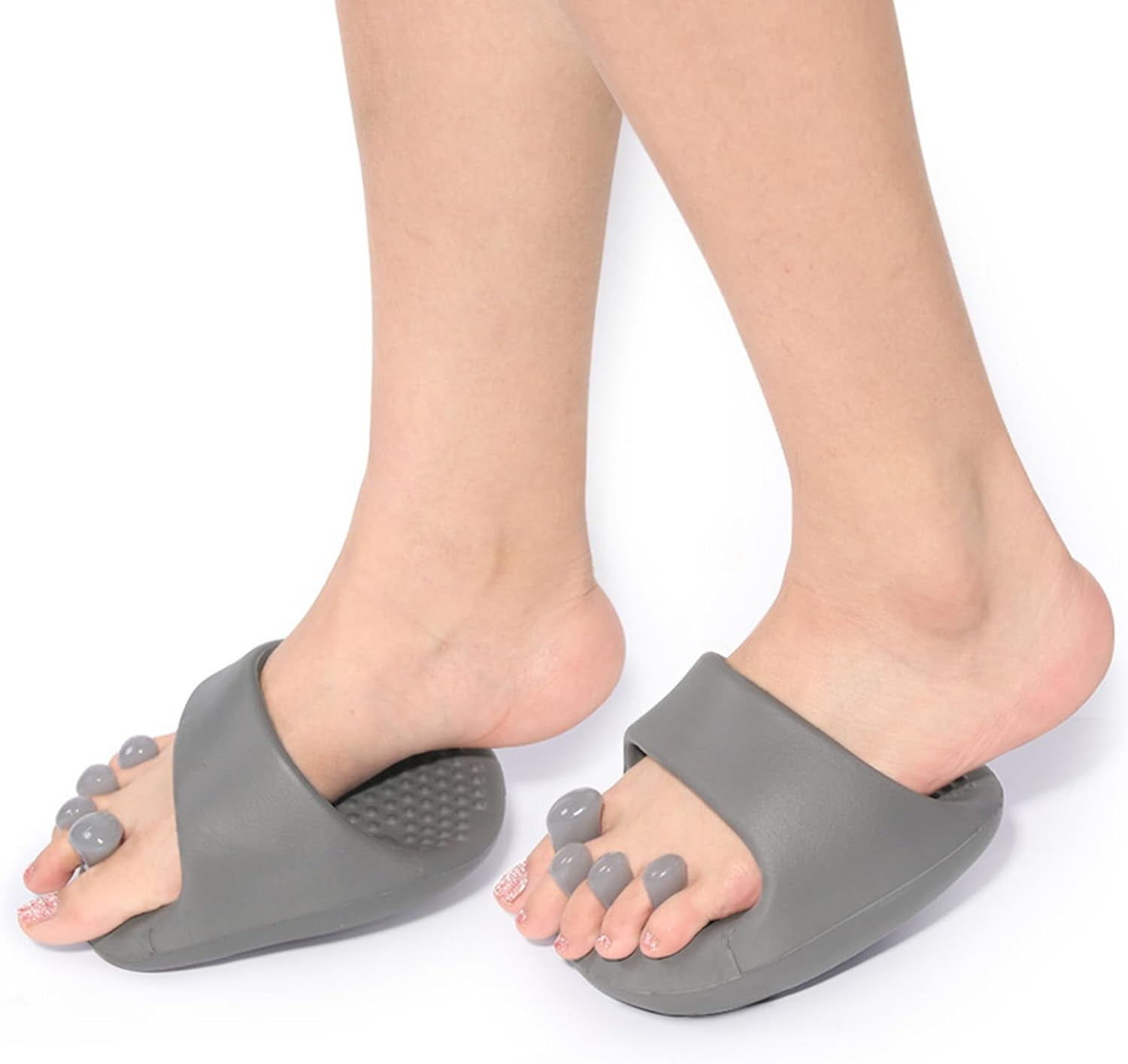 LANFENG Orthopedic Leg Corrector Insole Gray Foot Massager for ...
