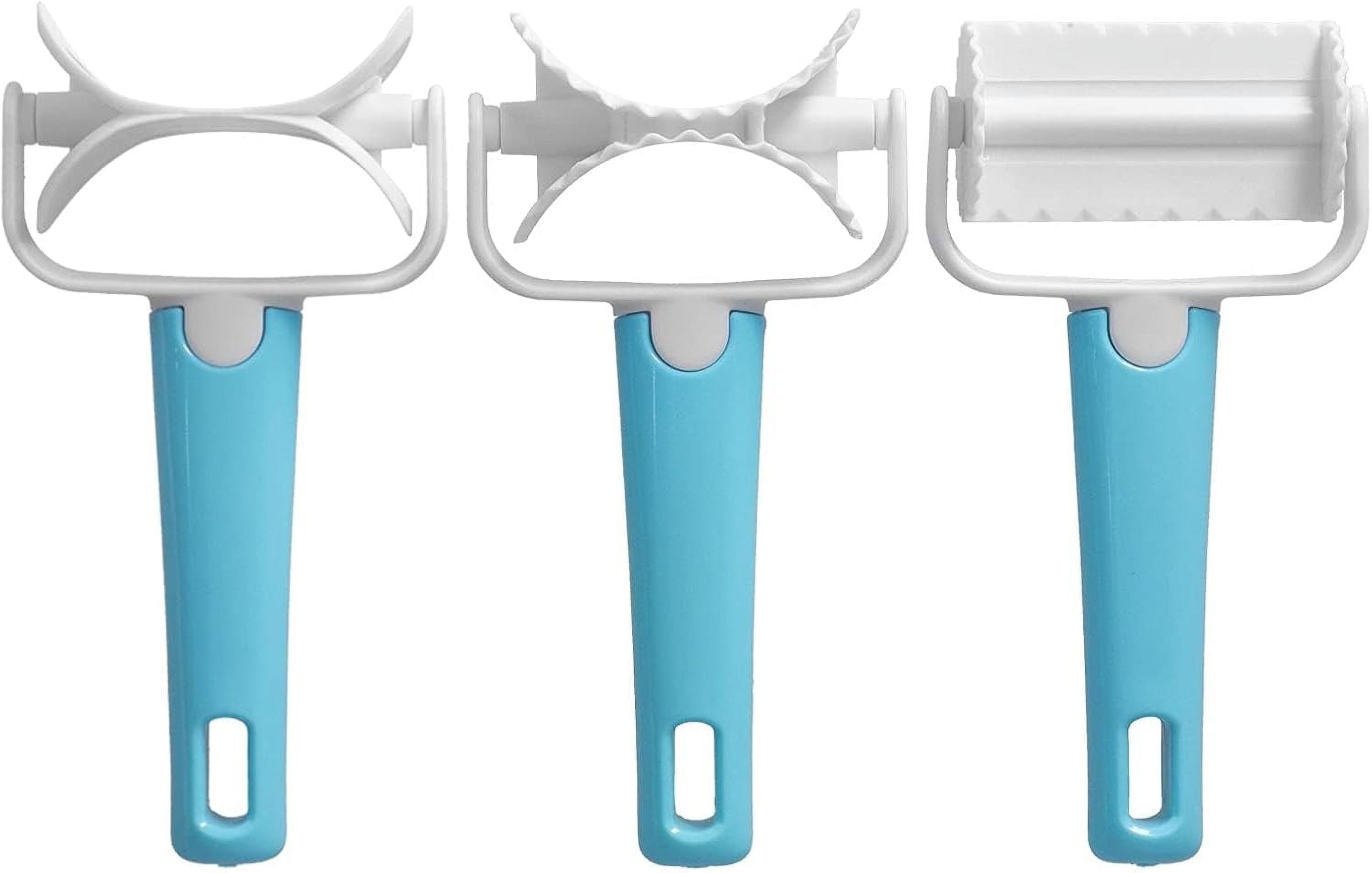 LANFENG Pastry Rolling Cutter, Rolling Cookie Cutter Plastic Dough ...