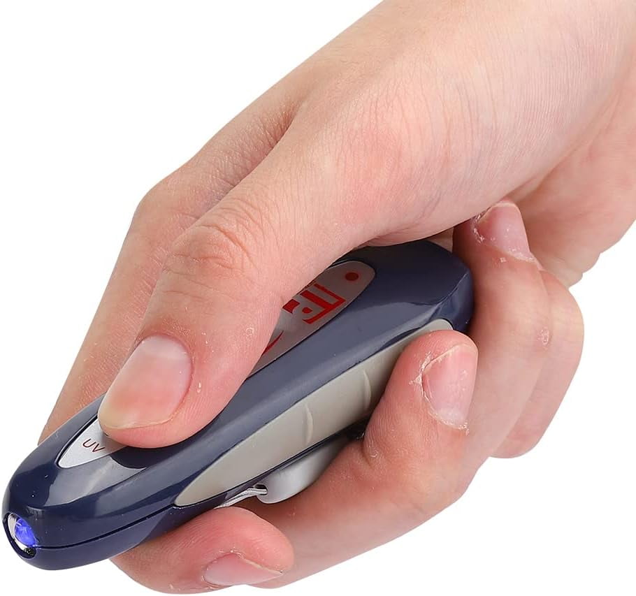 LANFENG Portable Handheld Counterfeit Bill Detector Light with Alarm ...