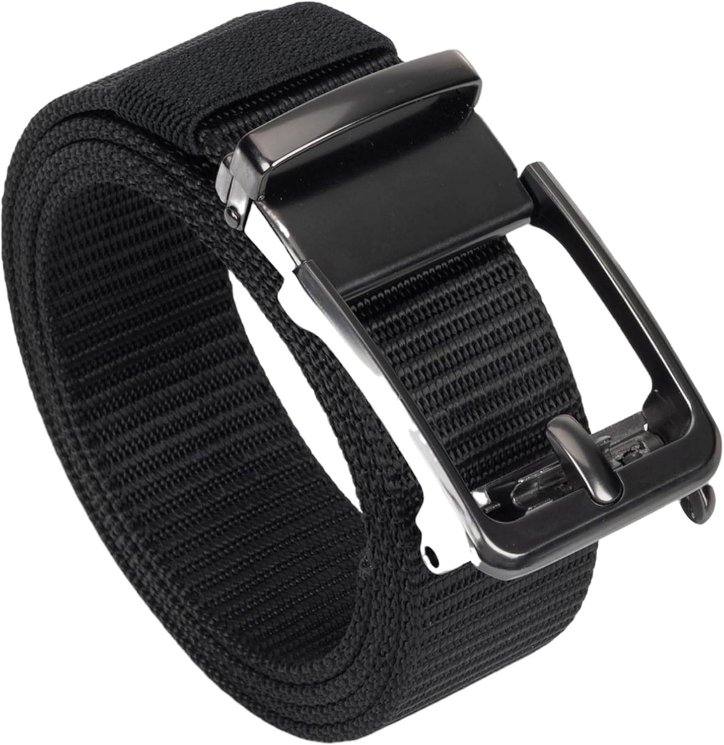 LANFENG Ratchet Tactical Belt for Men - Nylon Web Work Belt with Auto ...