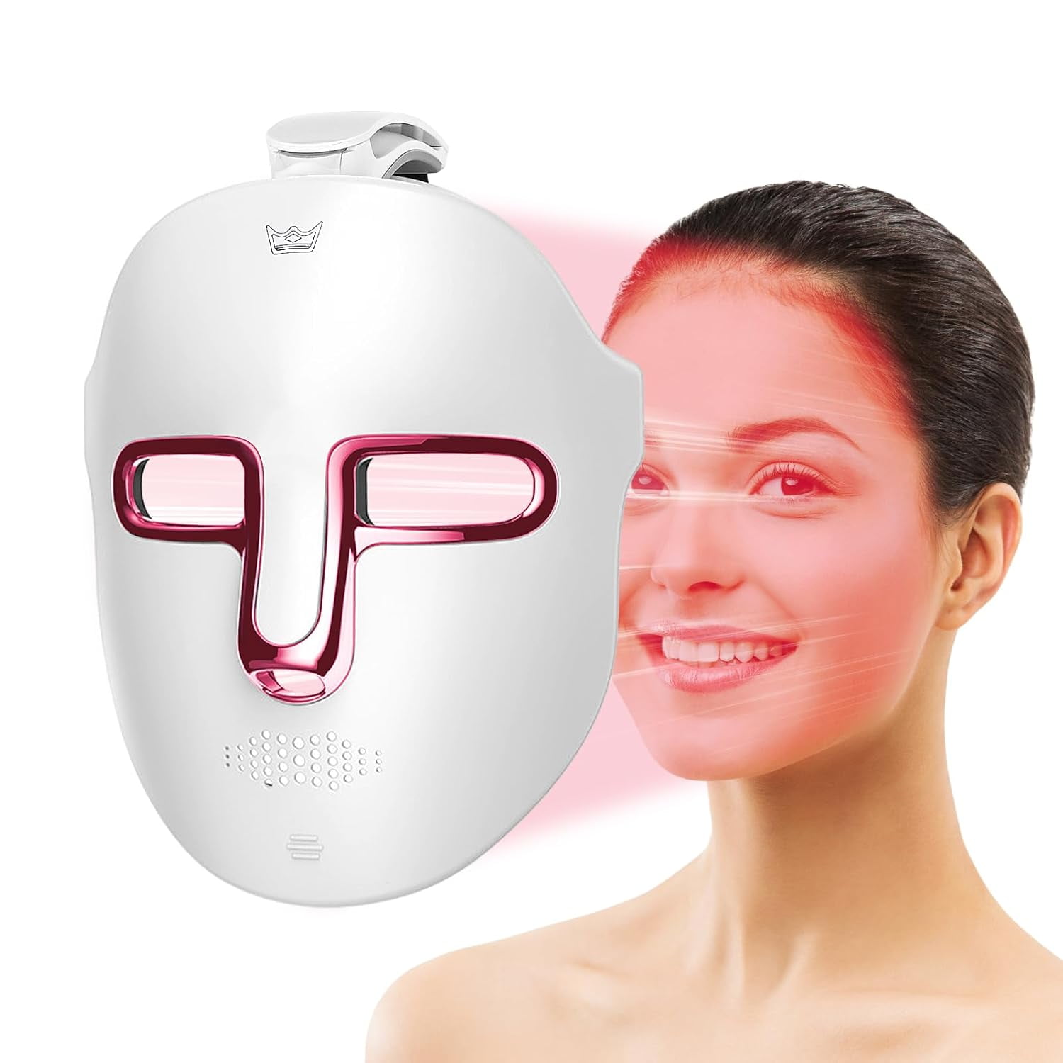 LANFENG Red Light Therapy Mask,7 Color Led Face Mask Light Therapy,Red ...