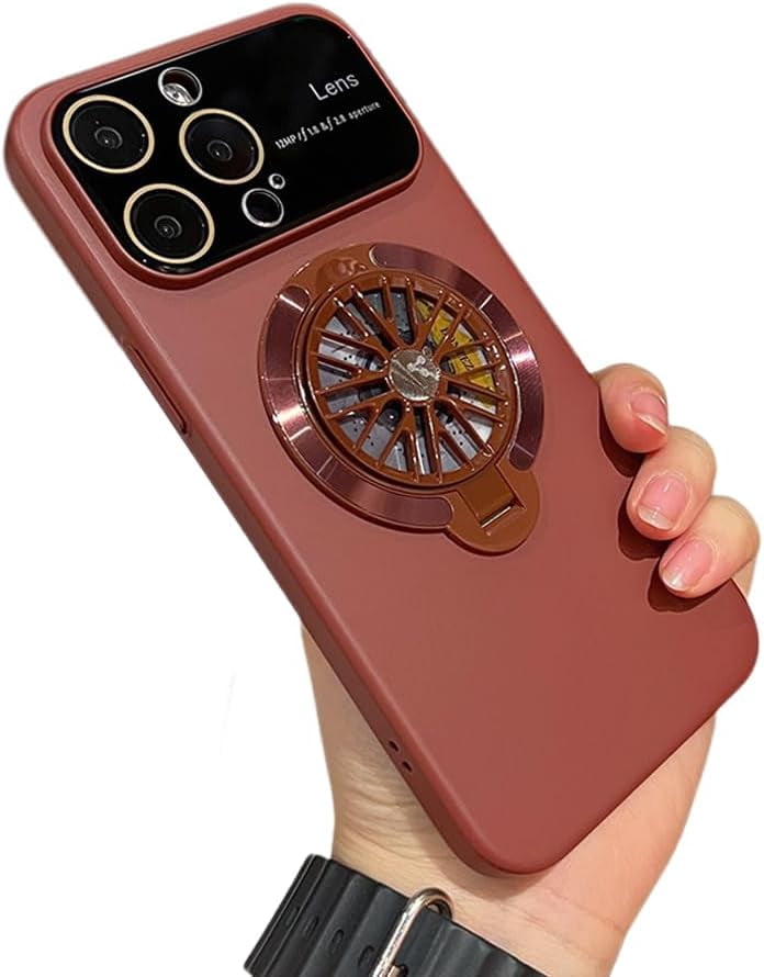 LANFENG Rotation Gyroscope Magnetic Stand Case for iPhone Case ...