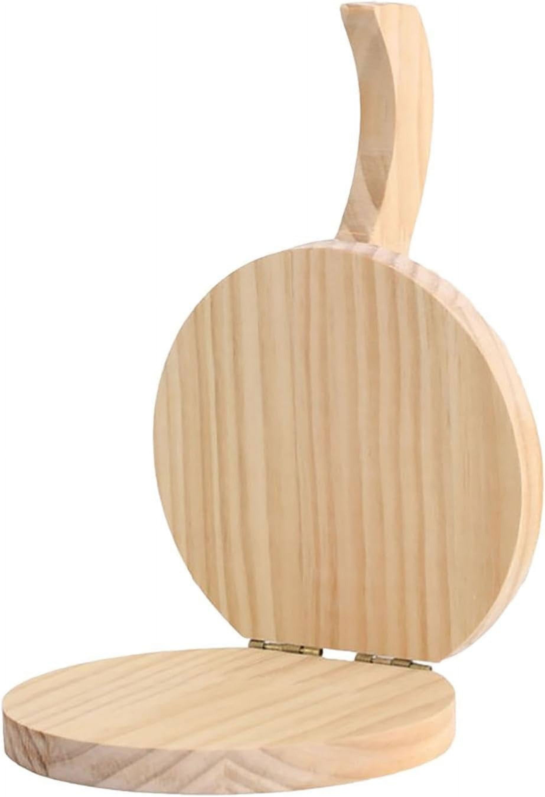 LANFENG Round Wooden Tortilla Press Maker Hardwood Mexican Tortillera ...