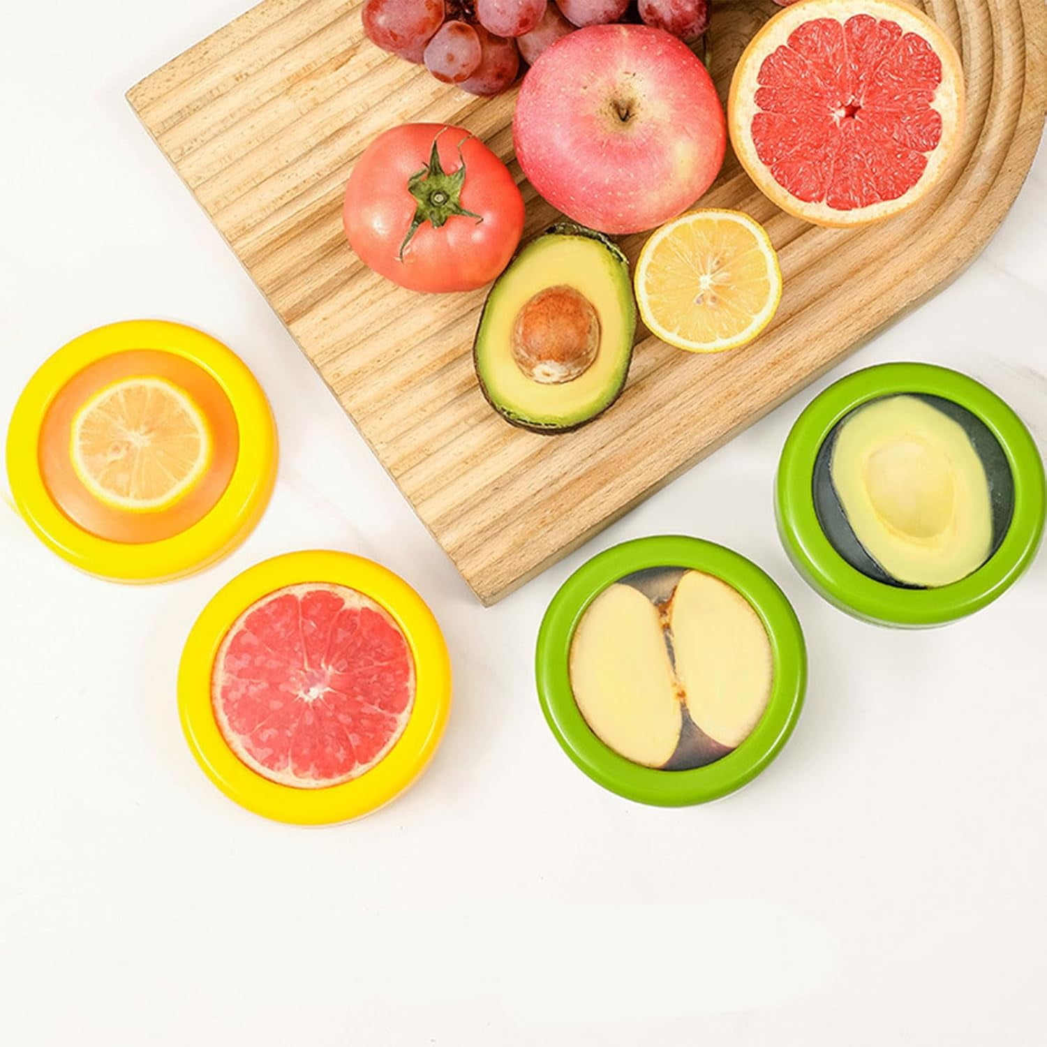 LANFENG Silicone Fruit And Vegetable Containers For Fridge,Reusable ...