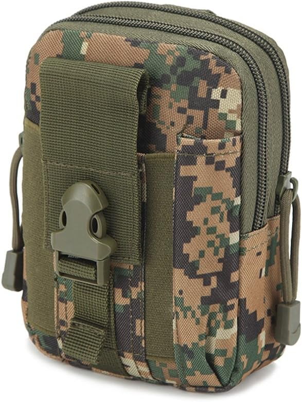 LANFENG Tactical Army Molle Utility Pouch Carrying Waist Belt Bag with ...