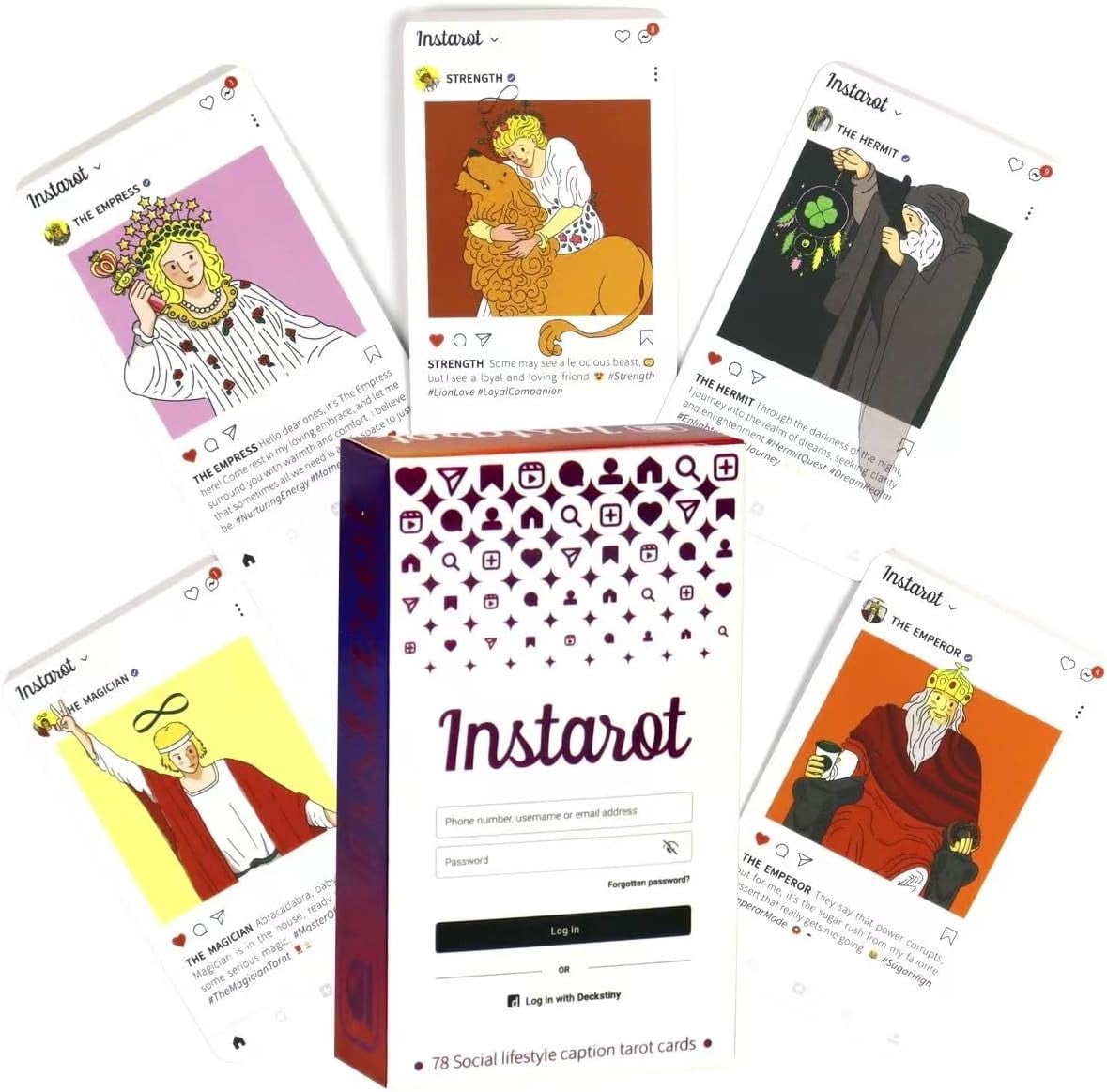 LANFENG Tarotorial The ultimate tarot training deck Oracle Fate Divination Tarot Cards Fortune ...