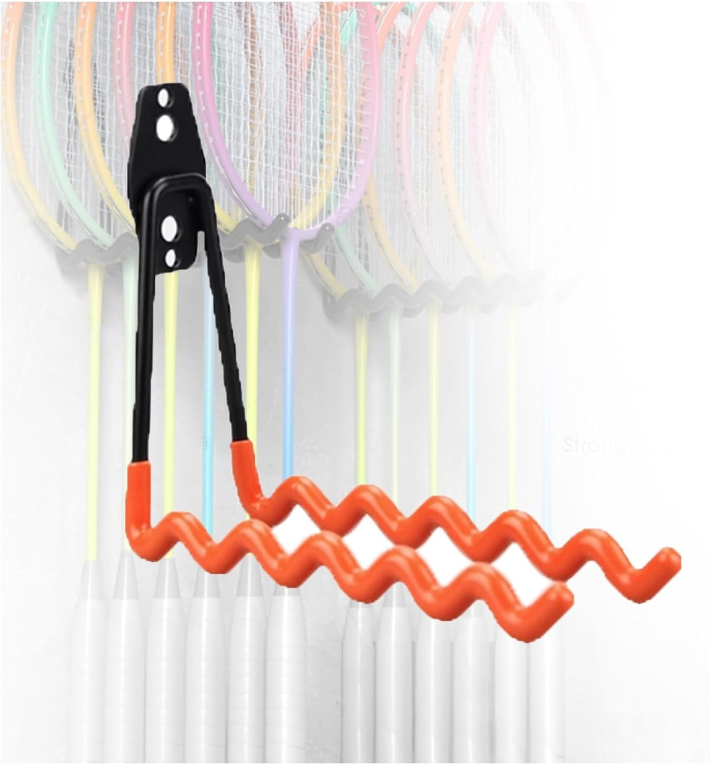 LANFENG Tennis Racket Rack,Wall Mounted Tennis Racket Display Rack ...