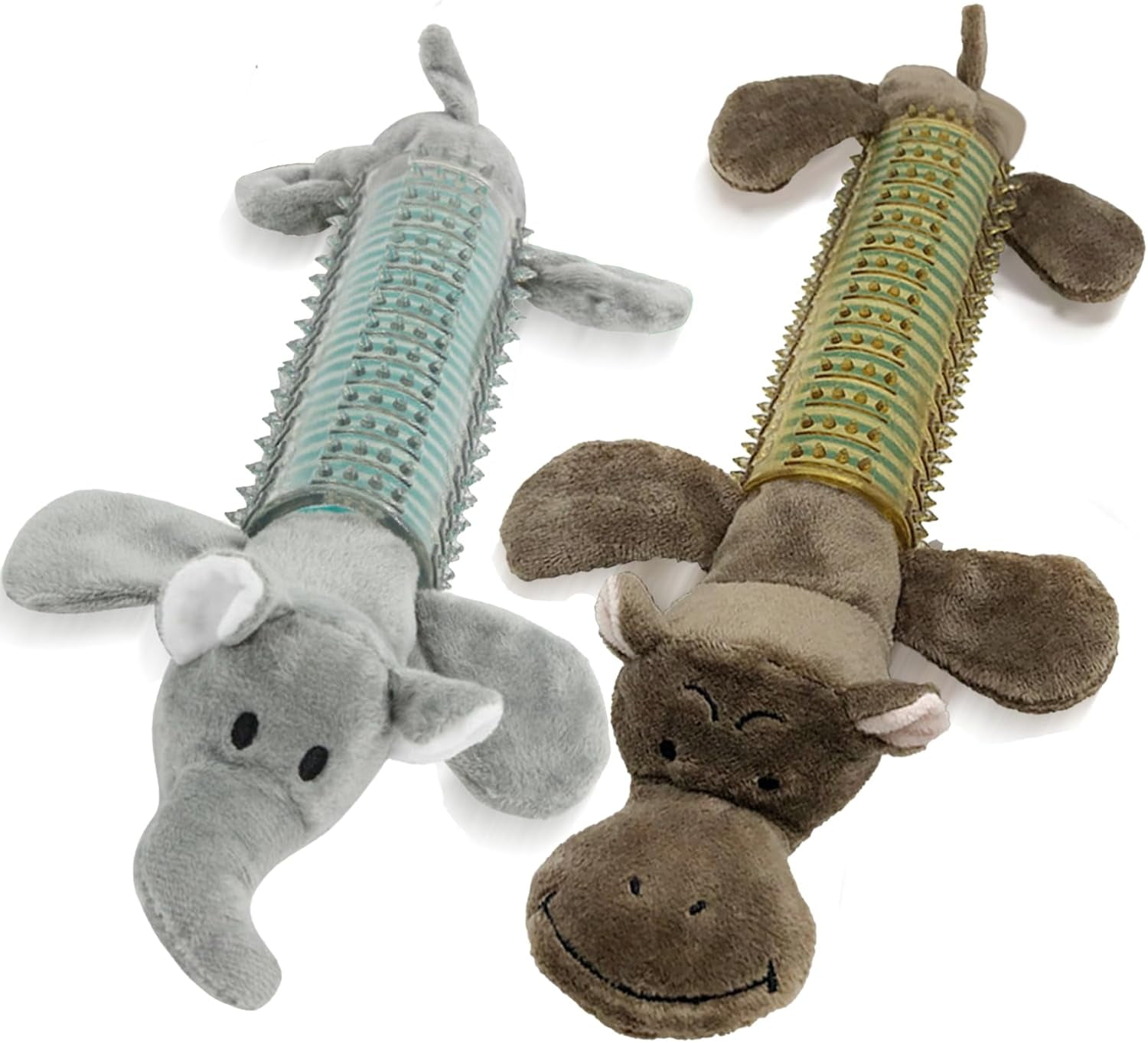 LANFENG Tough Interactive Plush Dog Chew Toy In Crocodile Design For Aggressive Chewers ...