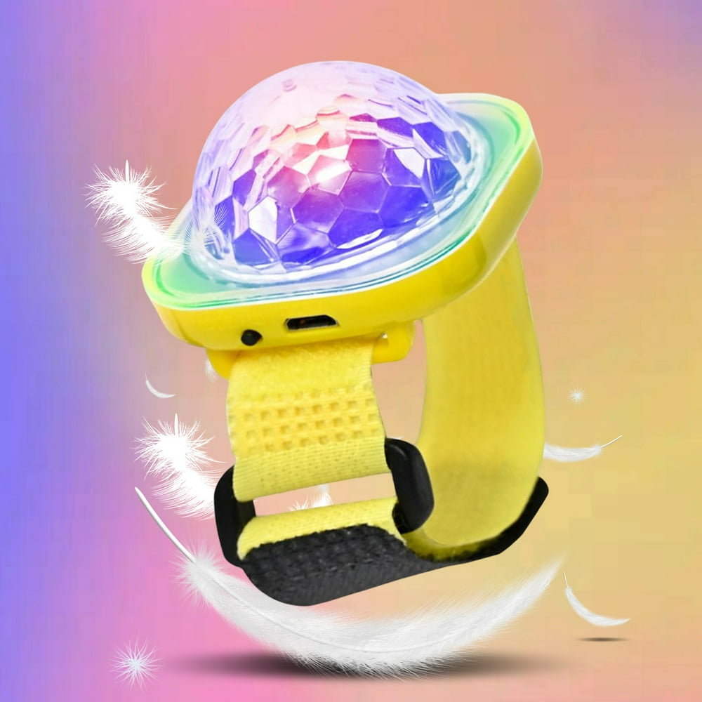 LANFENG USB Mini Bracelet Disco Ball Lights Kids Toy 400mAh for Dance ...