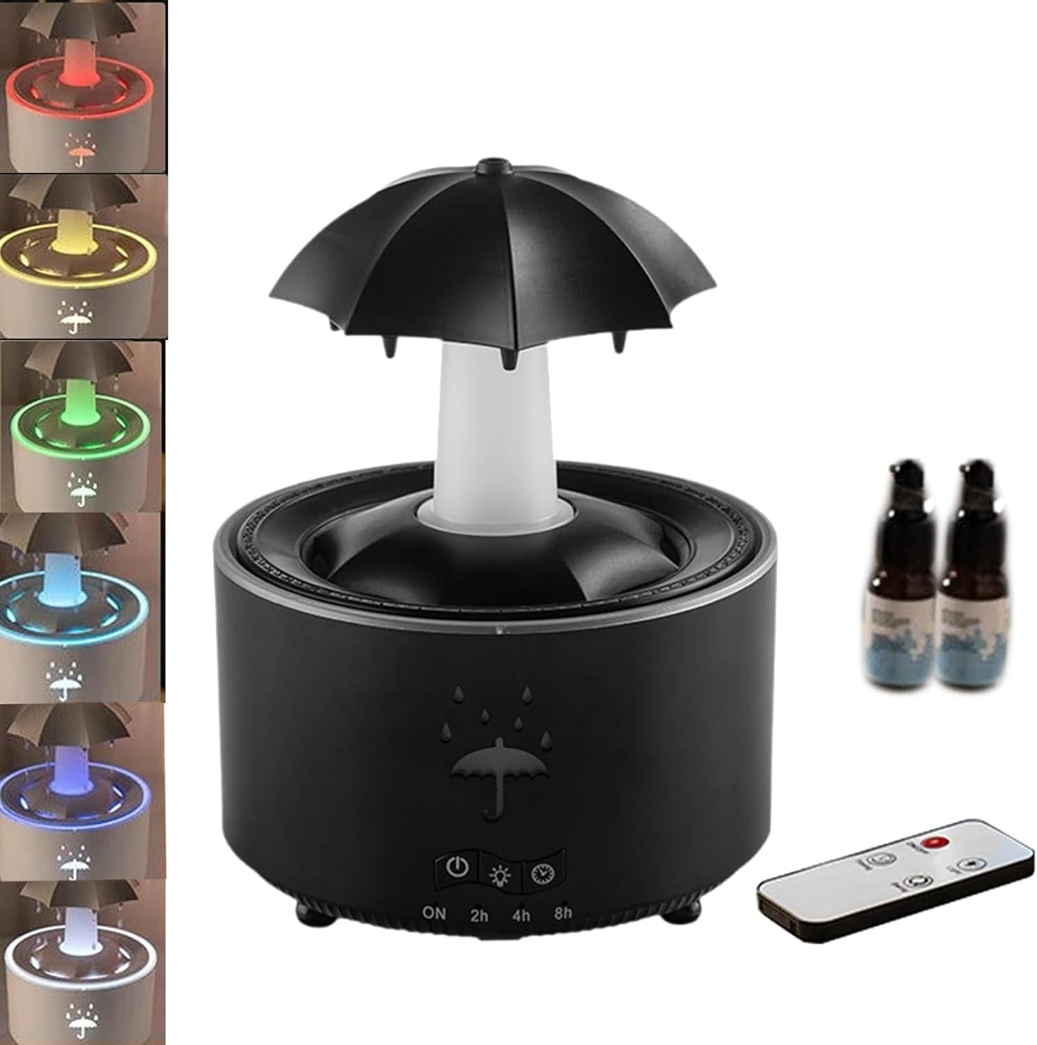 LANFENG Umbrella Humidifier, Umbrella Diffuser with Rain Effect ...