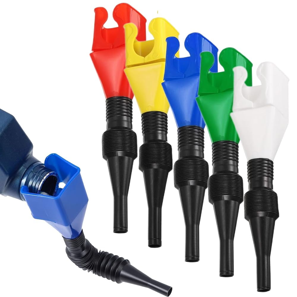 LANFENG Universal Household Folding Buckle Funnel, Flexible Plastic Oil ...