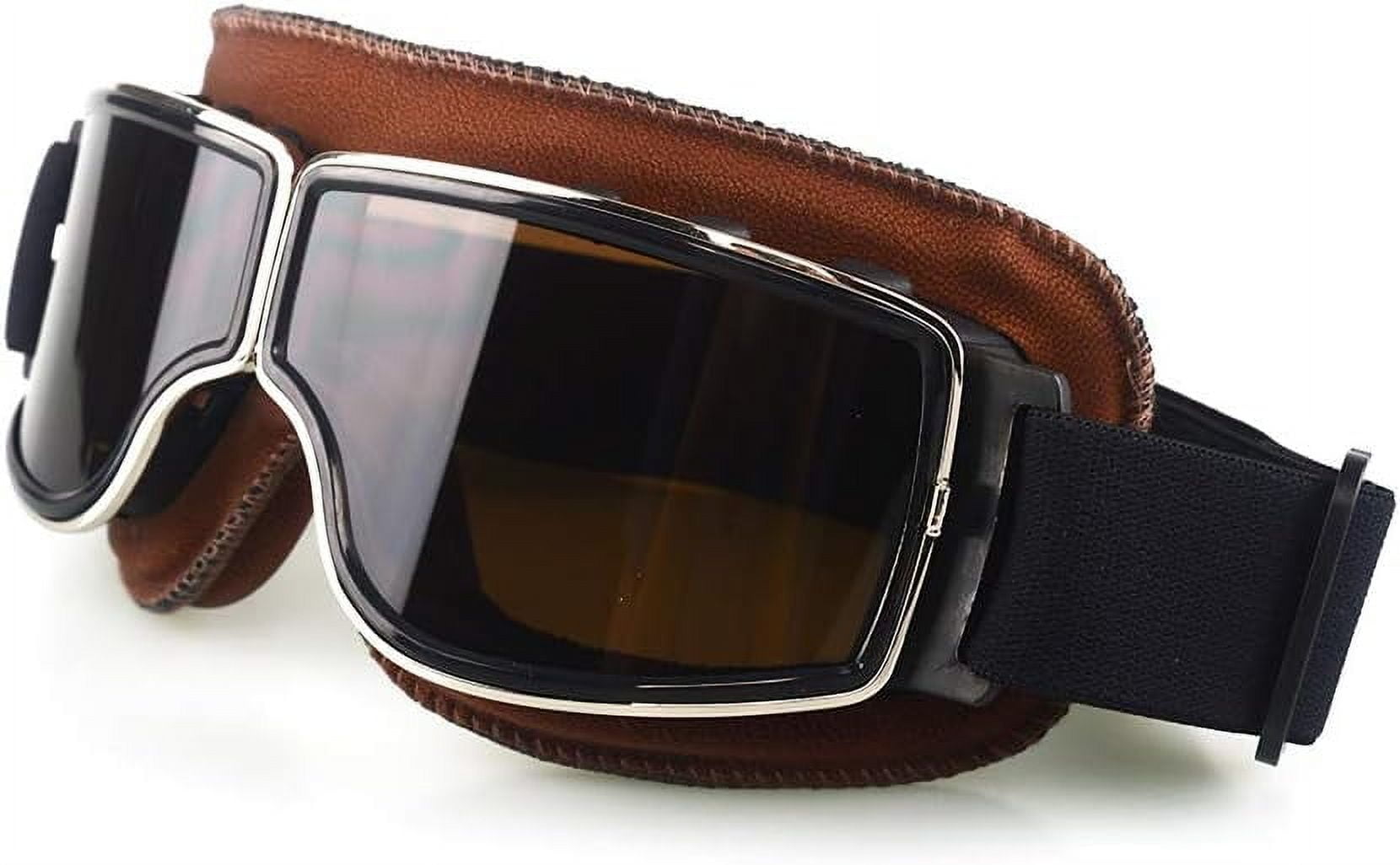 LANFENG Vintage Motorcycle Aviator Goggles - Walmart.com
