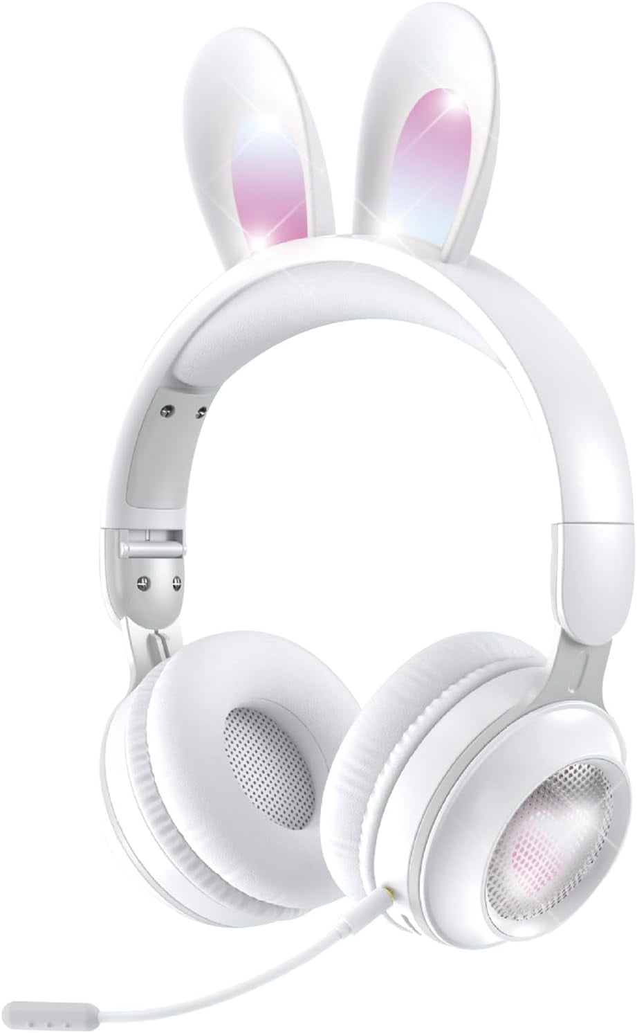 LANFENG Wireless Bluetooth Headphones with Microphone, Children Cute ...