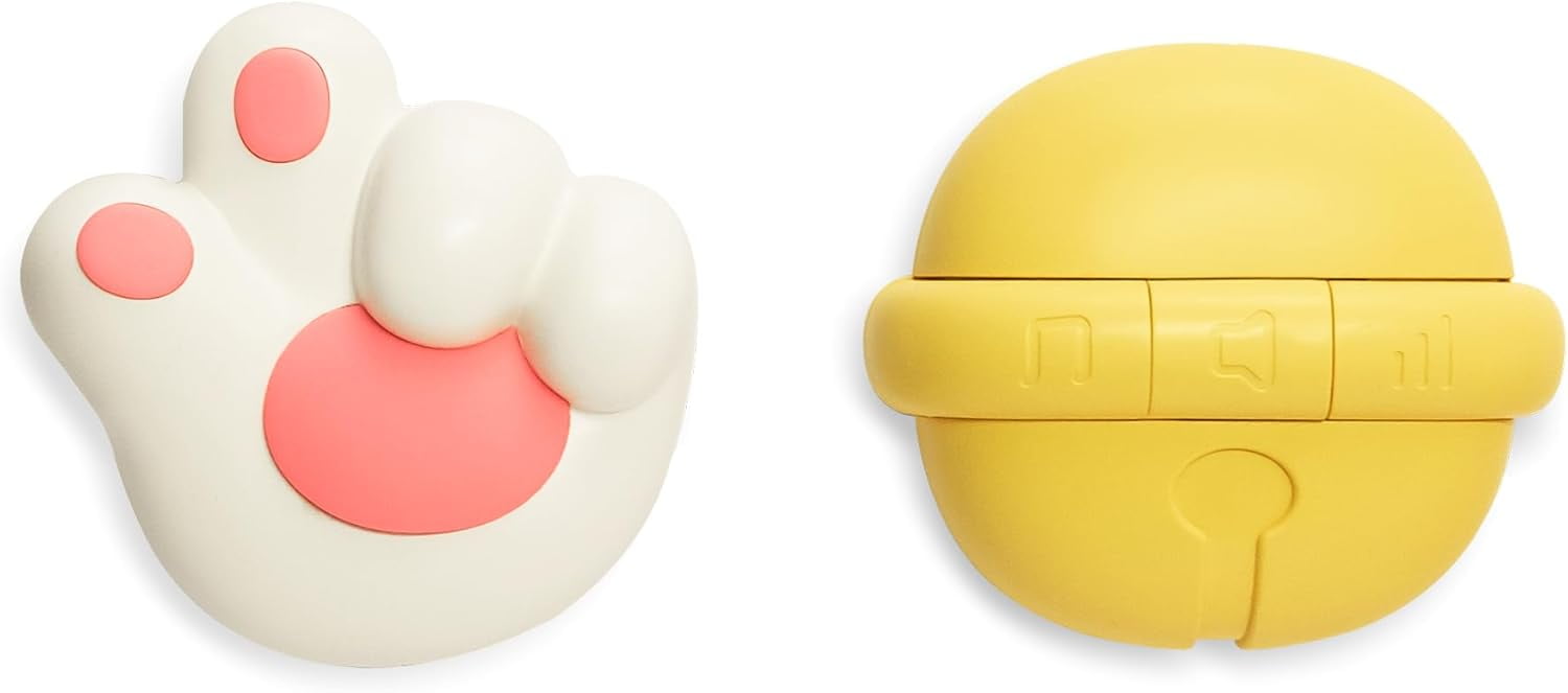 LANFENG Wireless Doorbell, Kawaii Cat Paw Doorbell 1000ft Wireless ...