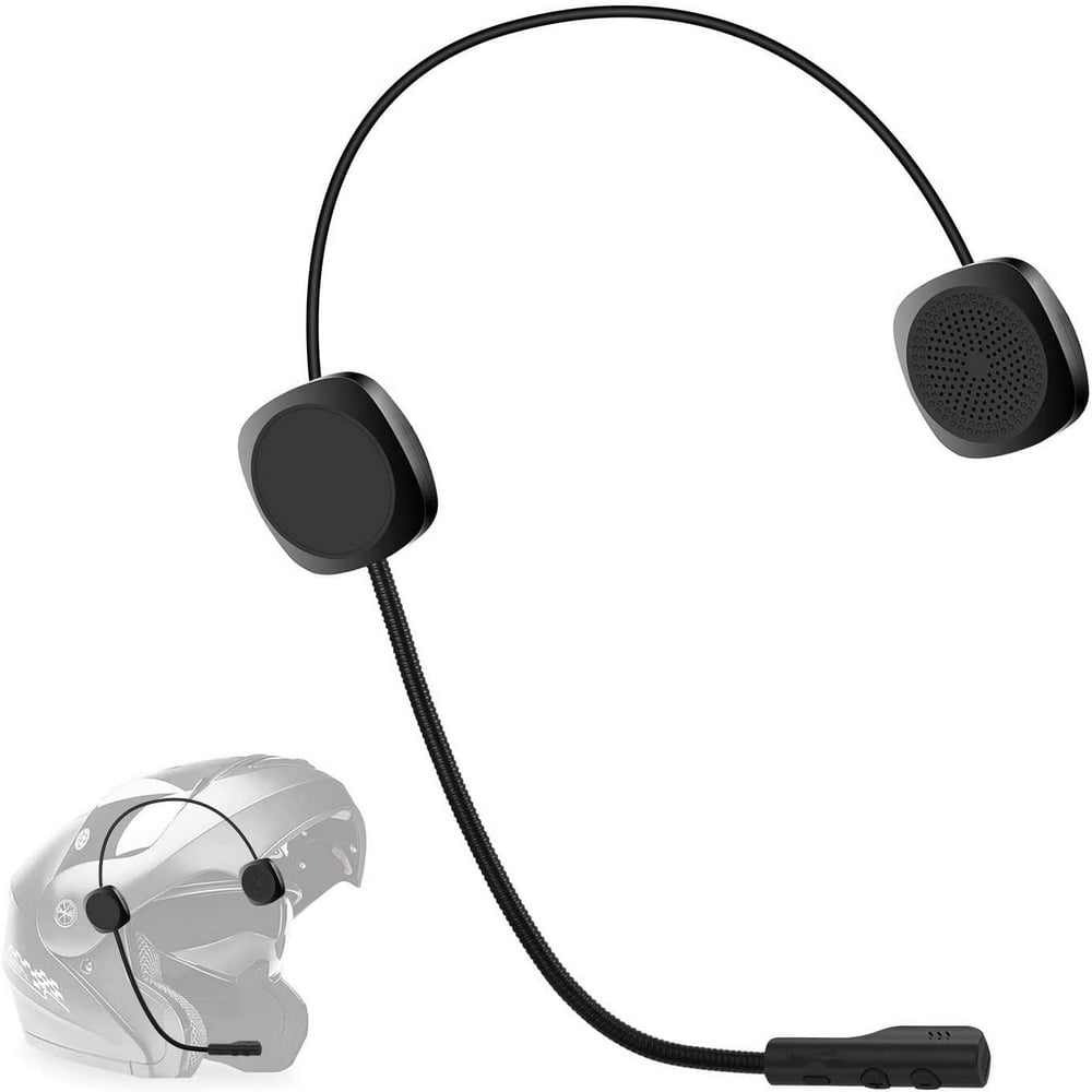 LANFENG Wireless Motorcycle Helmet Headset Work with Bluetooth ...