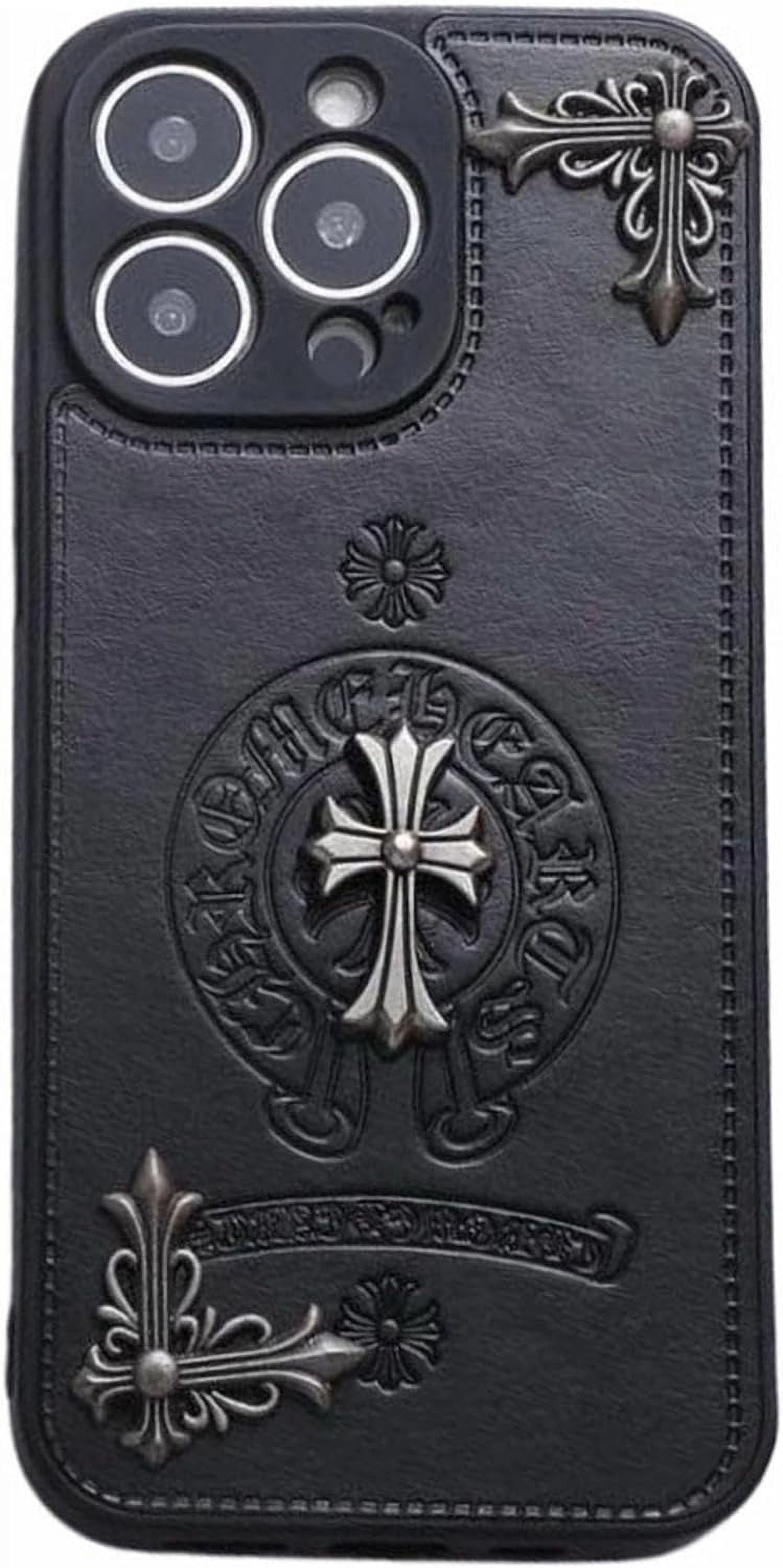 LANFENG iPhone Pro Max Case Gothic Leather Soft PU Style iPhone Case ...