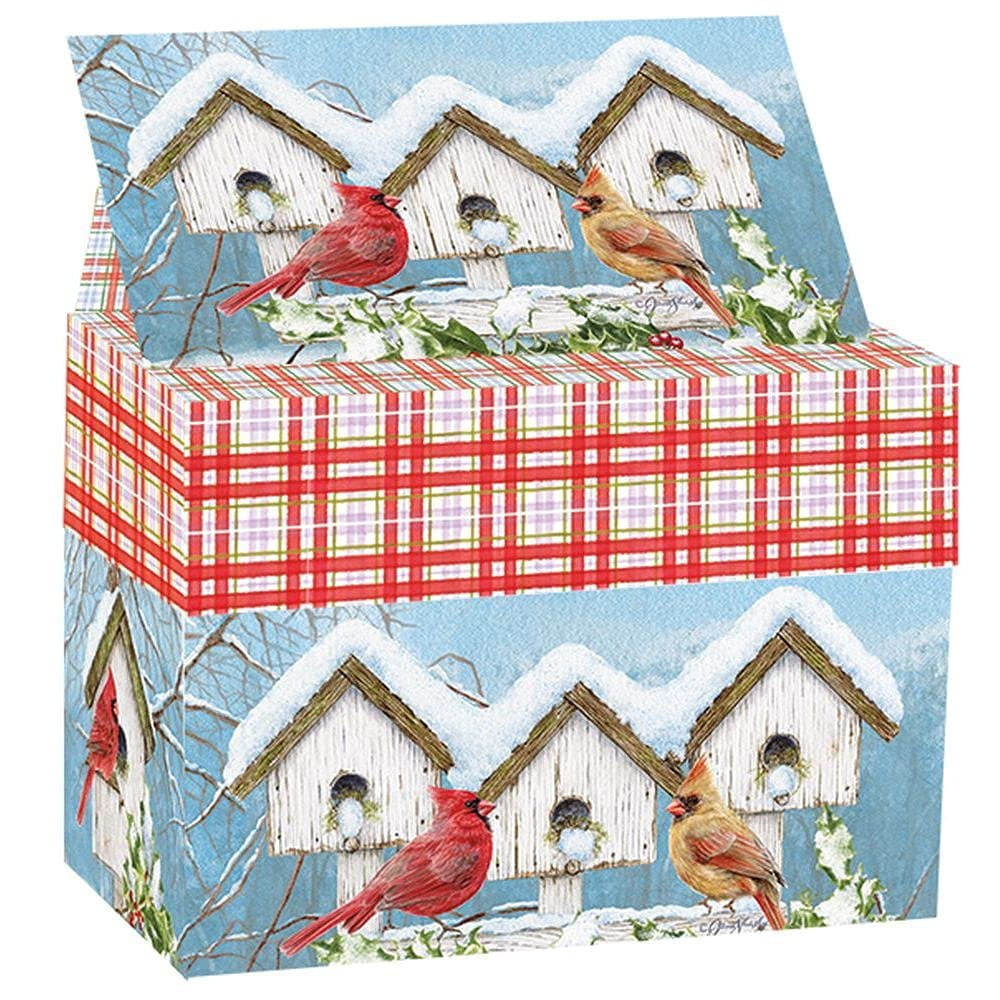 LANG Cardinal Birdhouse (2011100) Recipe Card Box, Medium, MULTI ...