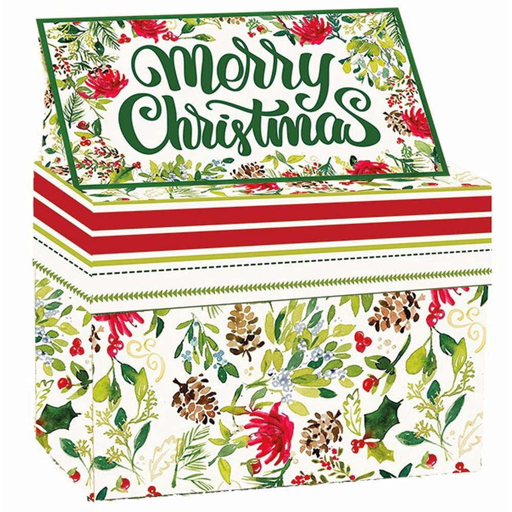 LANG Christmas Greens (2011101) Recipe Card Box, Medium, MULTI ...