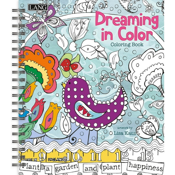 LANG DREAMING IN COLOR COLORING BOOK - Walmart.com