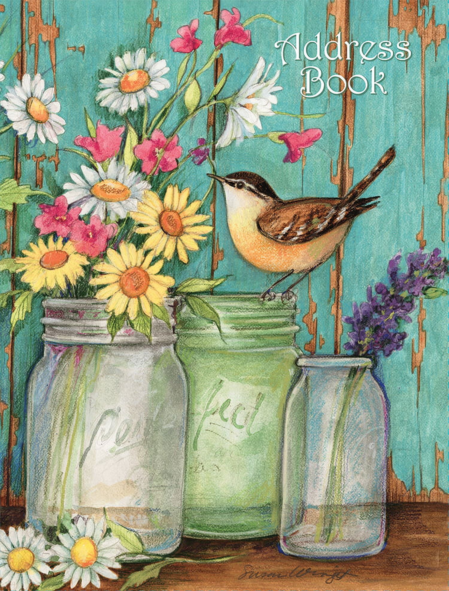 LANG FLOWER JARS ADDRESS BOOK - Walmart.com
