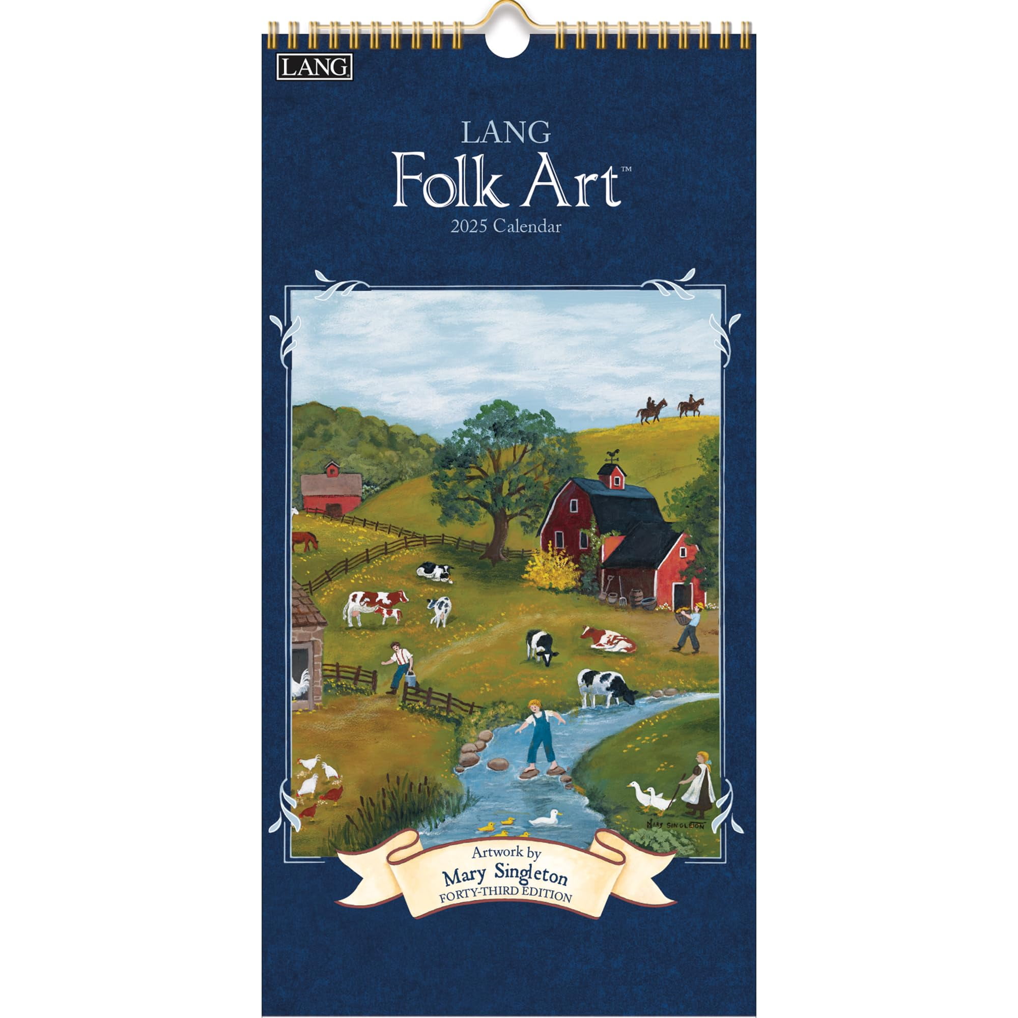 LANG Lang Folk Art™ 2025 Vertical Wall Calendar (25991079119) - Walmart.com