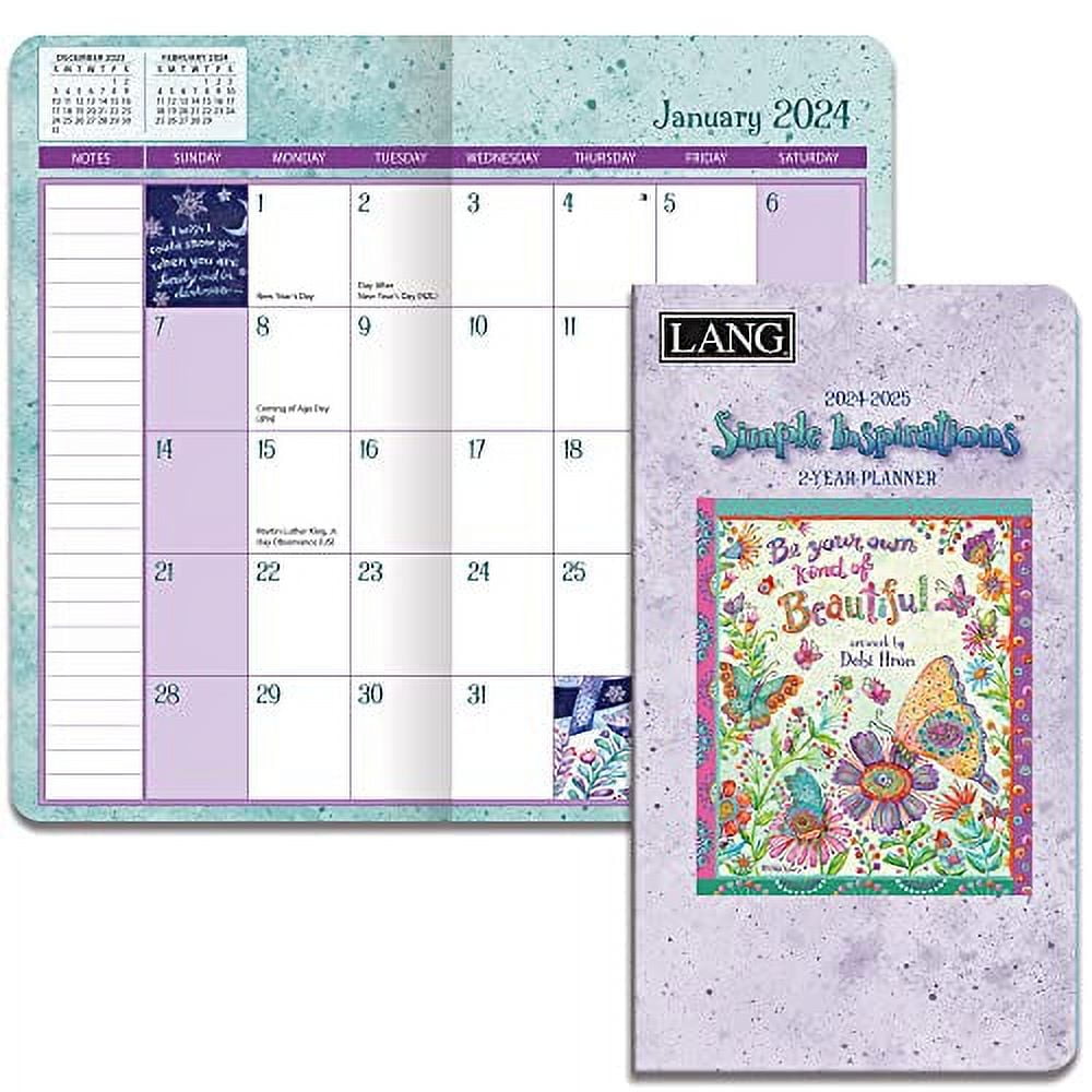 LANG Simple Inspirations™ 2024 Two Year Planner (24991071094) - Walmart.com