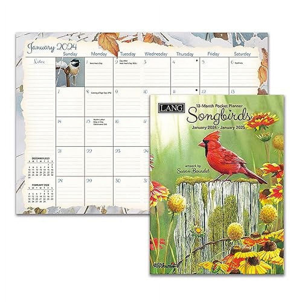 LANG Songbirds™ 2024 Monthly Pocket Planner (24991003167) - Walmart.com