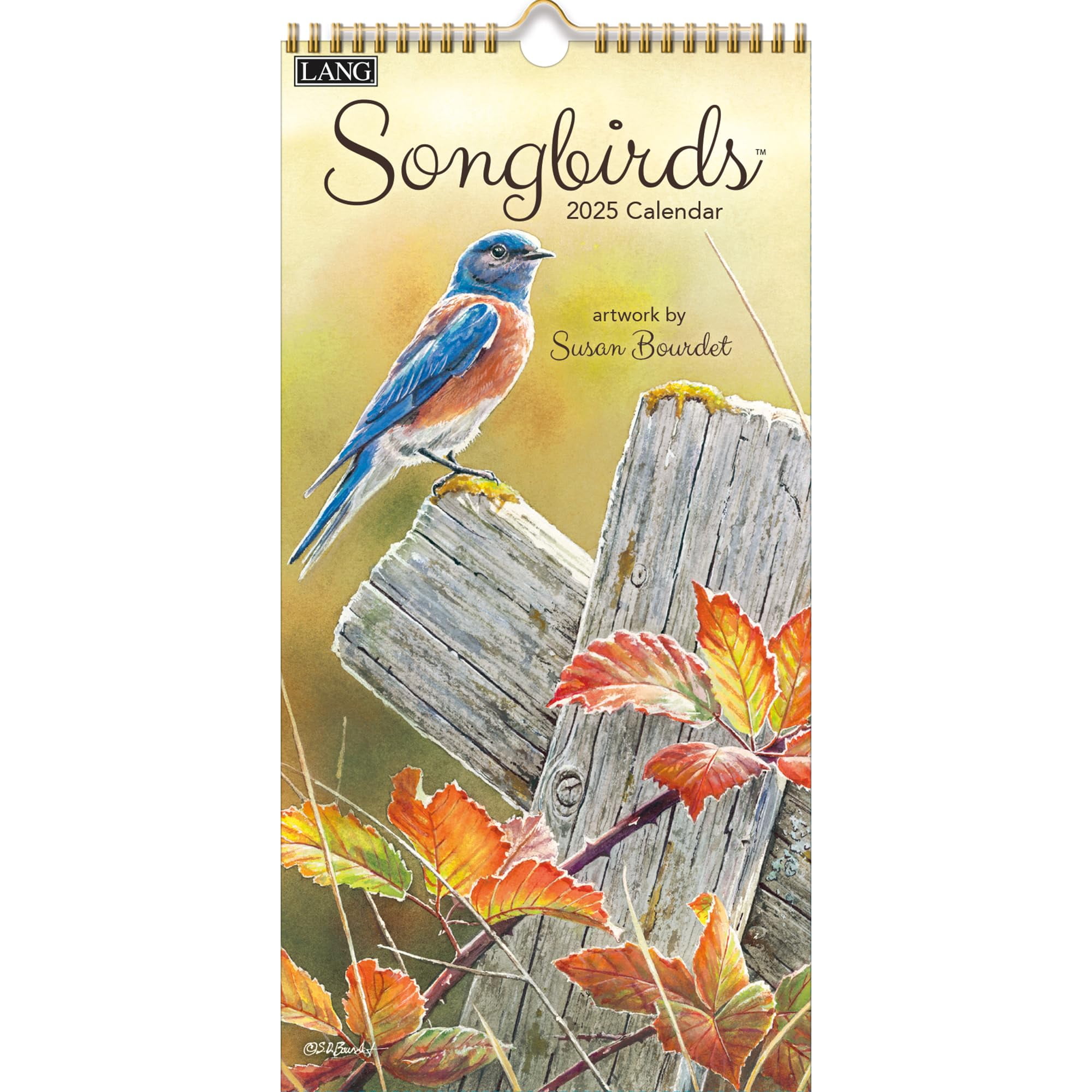 LANG Songbirds‚Ñ¢ 2025 Vertical Wall Calendar (25991079122) - Walmart.com