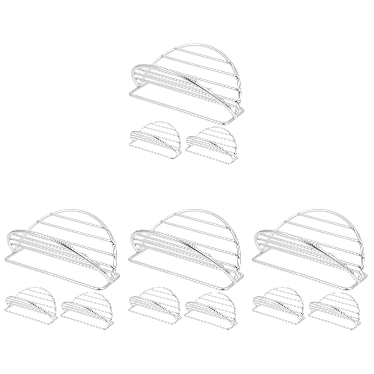 LANGERIY 12 Pcs Taco Storage Racks Stainless Steel Burrito Holders ...
