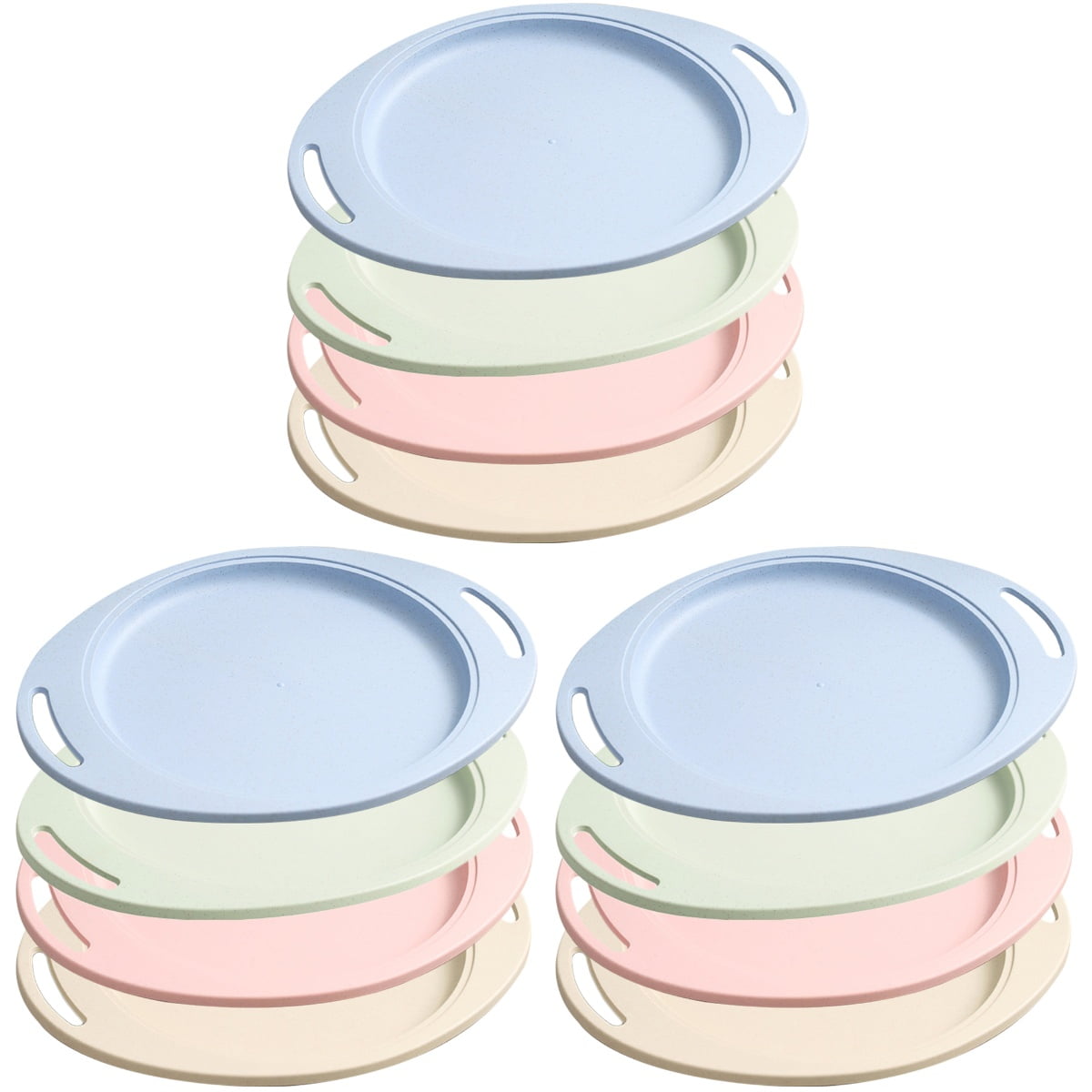 LANGERIY 12 pcs Serving Dish Restaurant Food Plate Western Buffet Tray ...