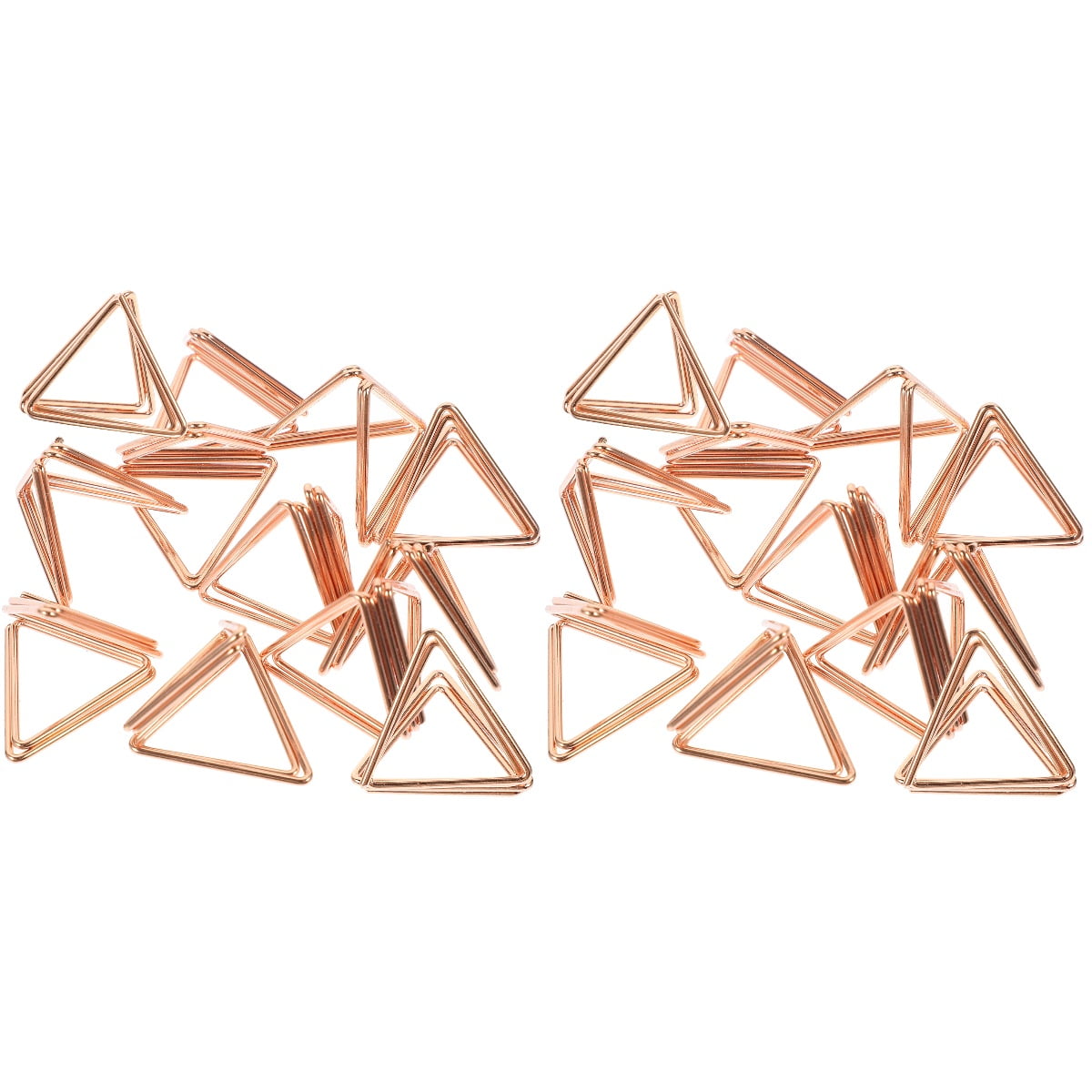LANGERIY 20 Pcs Iron Memo Holders Triangle Memo Clips Table Number ...