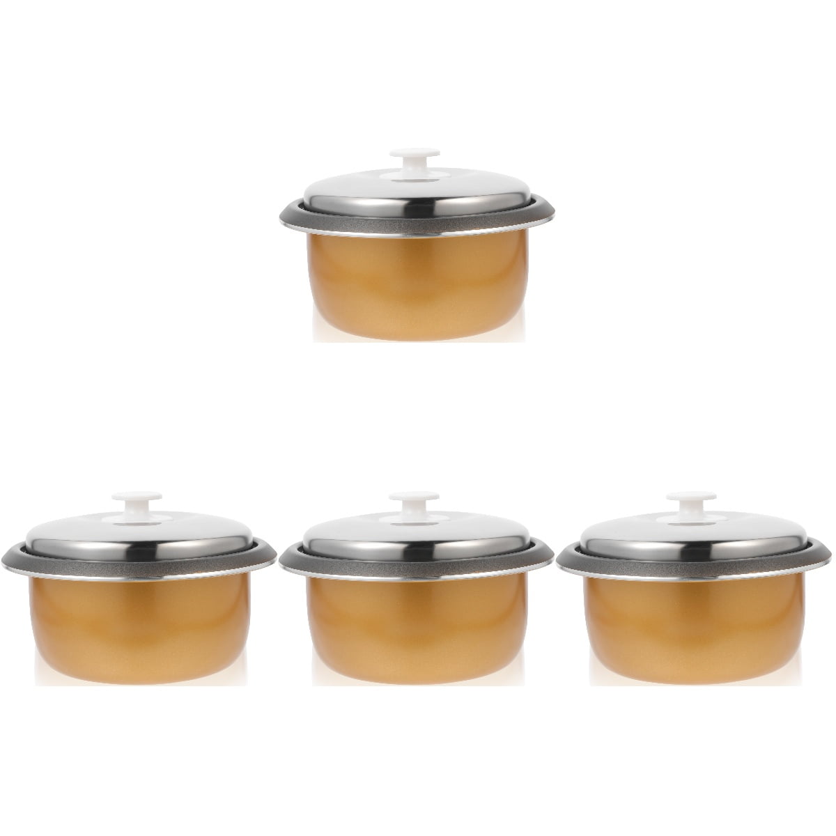 LANGERIY 4 Sets of Household Cooker Inner Aluminum Alloy Inner Pot ...