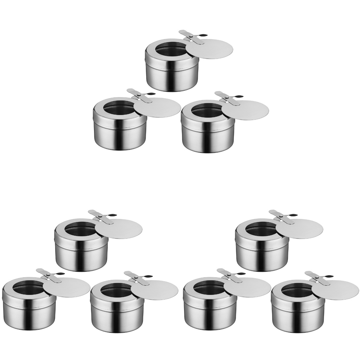 LANGERIY 9 Pcs Portable Alcohol Stoves Outdoor Alcohol Burners Reusable ...