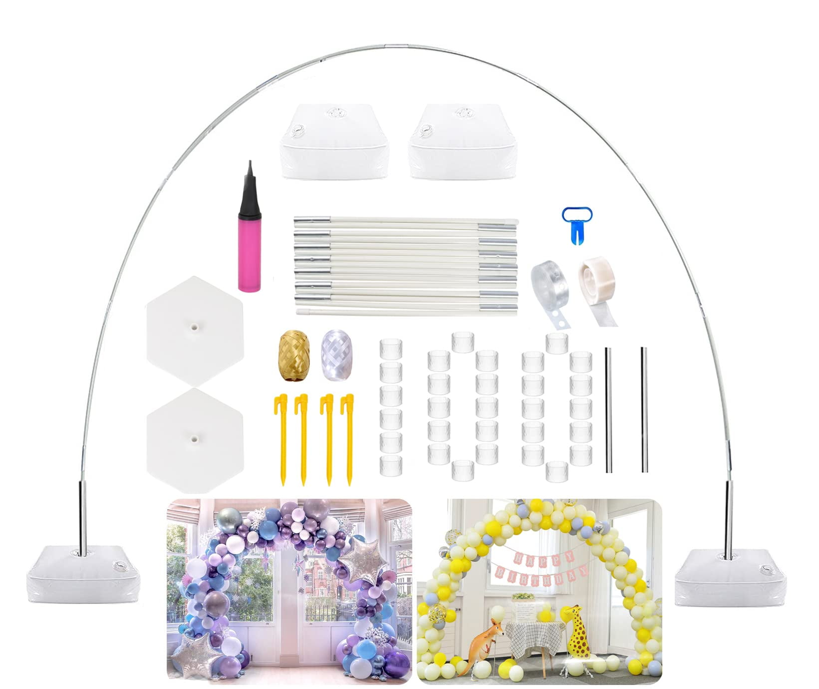 LANGXUN 21ft Table Balloon Arch Kit For Birthday Decorations, Party ...