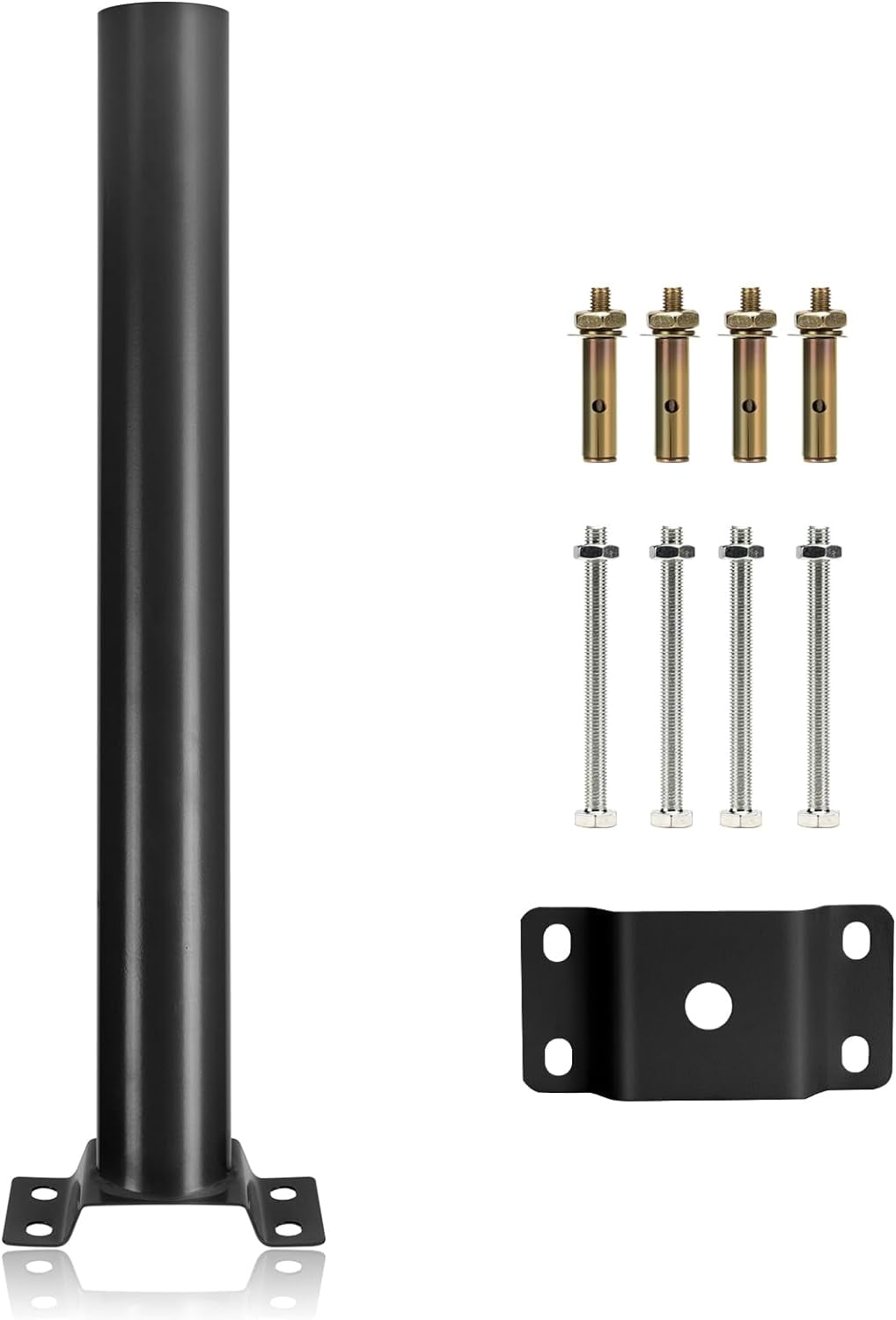 LANGY Light Mounting Bracket, 20" Light Pole Mount, Solar Lighting ...