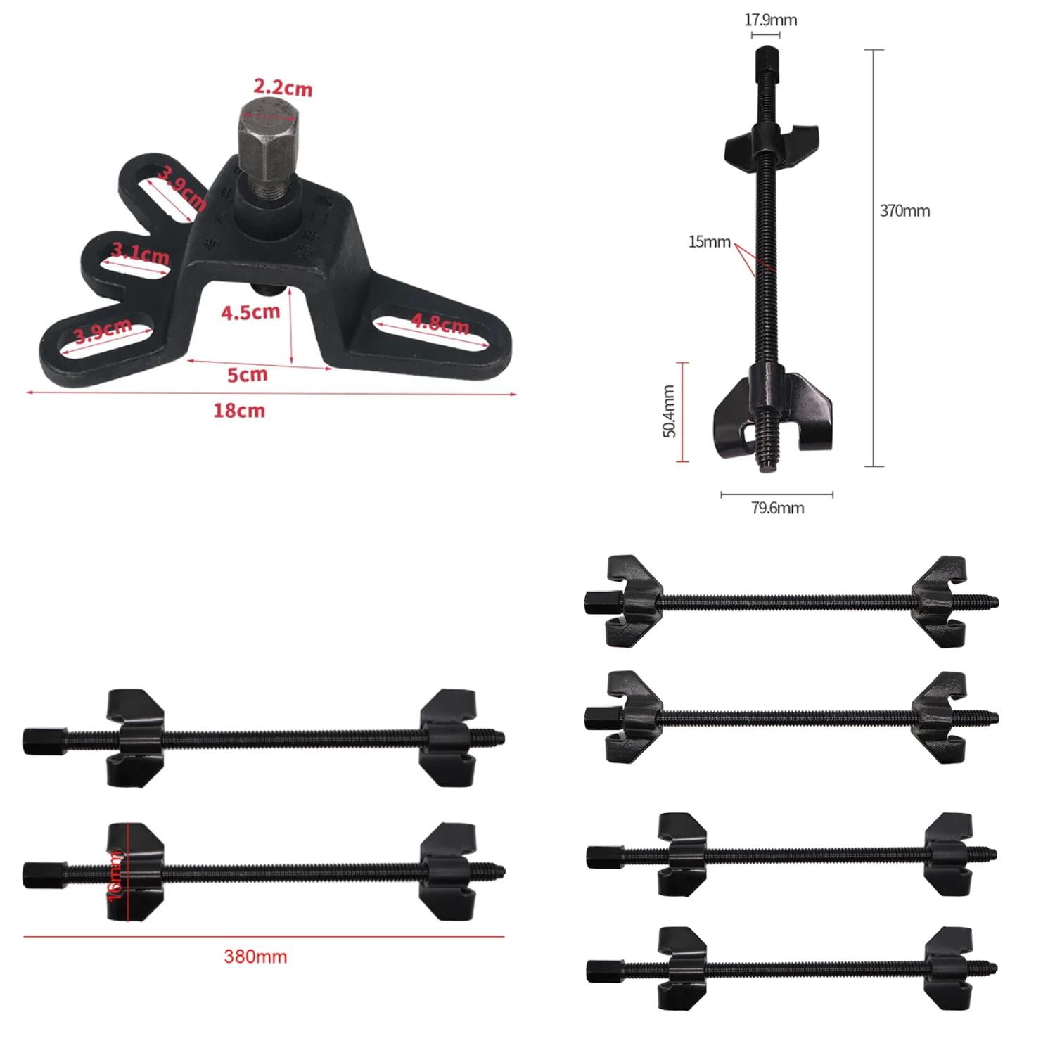 LANHSM 380mm Professional Durable Heavy Duty Car Spring Compressor Tool ...