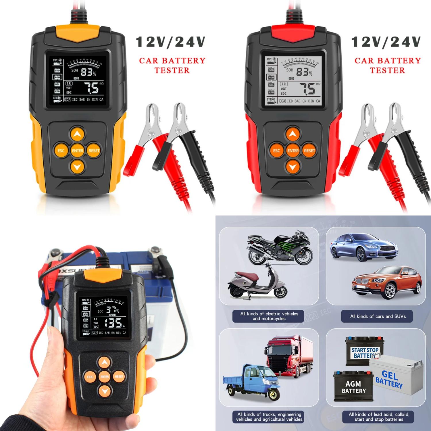 LANHSM Accurate and Reliable FOXSUR High-Precision Car Battery Analyzer ...