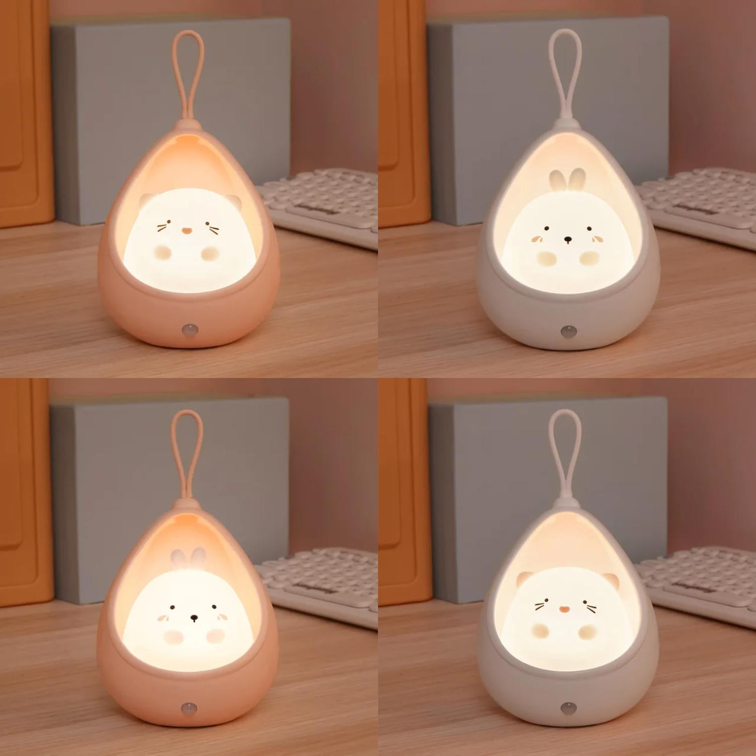 LANHSM Adorable Whimsical USB Rechargeable Animal Night Light with ...